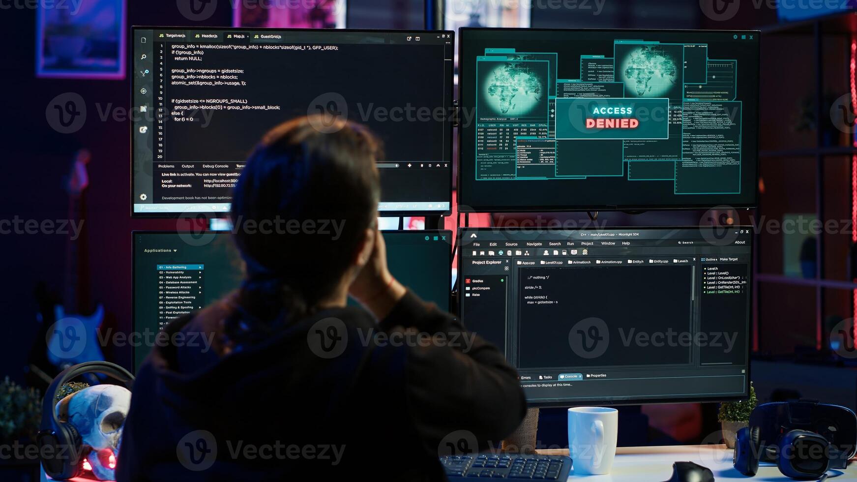 Hacker Getting Access Denied Error While Doing Computer Sabotage Using