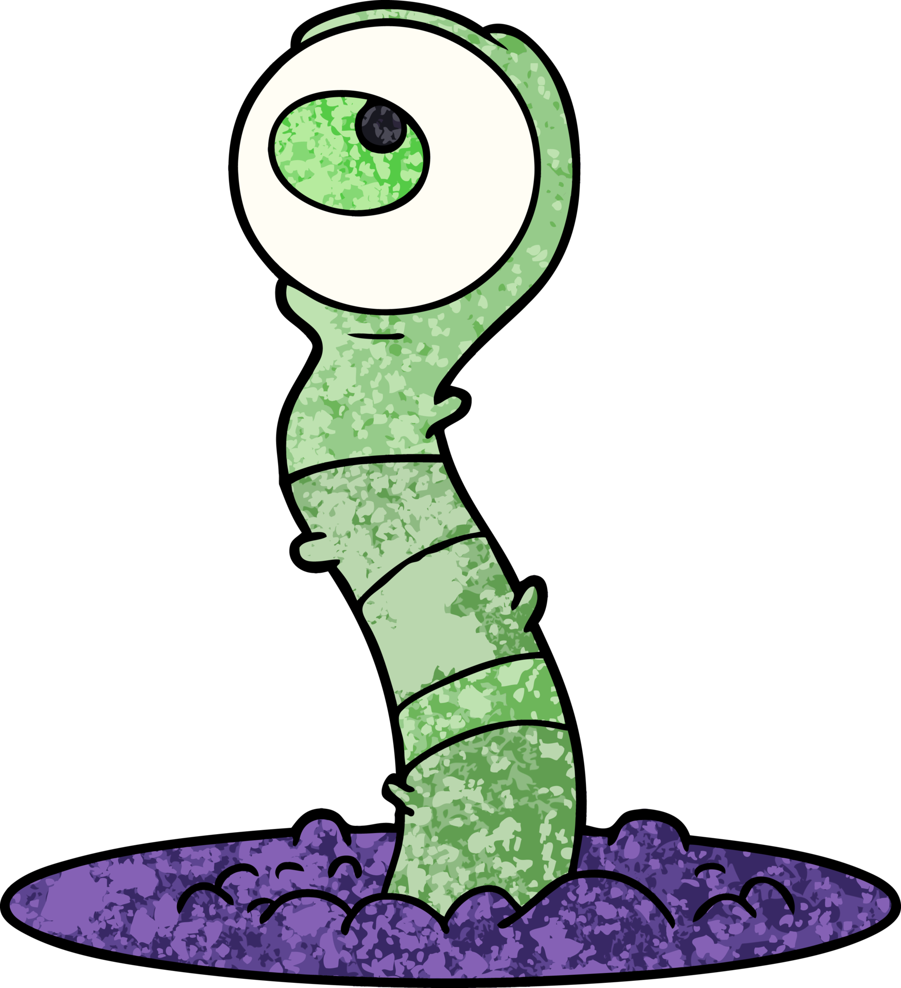 Cartoon Alien Swamp Monster Drawing 46878264 Png
