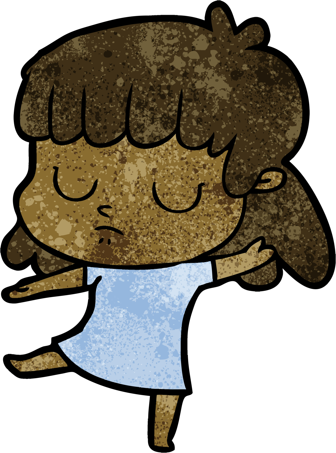 cartoon indifferent woman dancing drawing 46879132 PNG