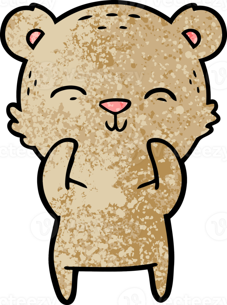 Happy Cartoon Bear Drawing 46880262 Png