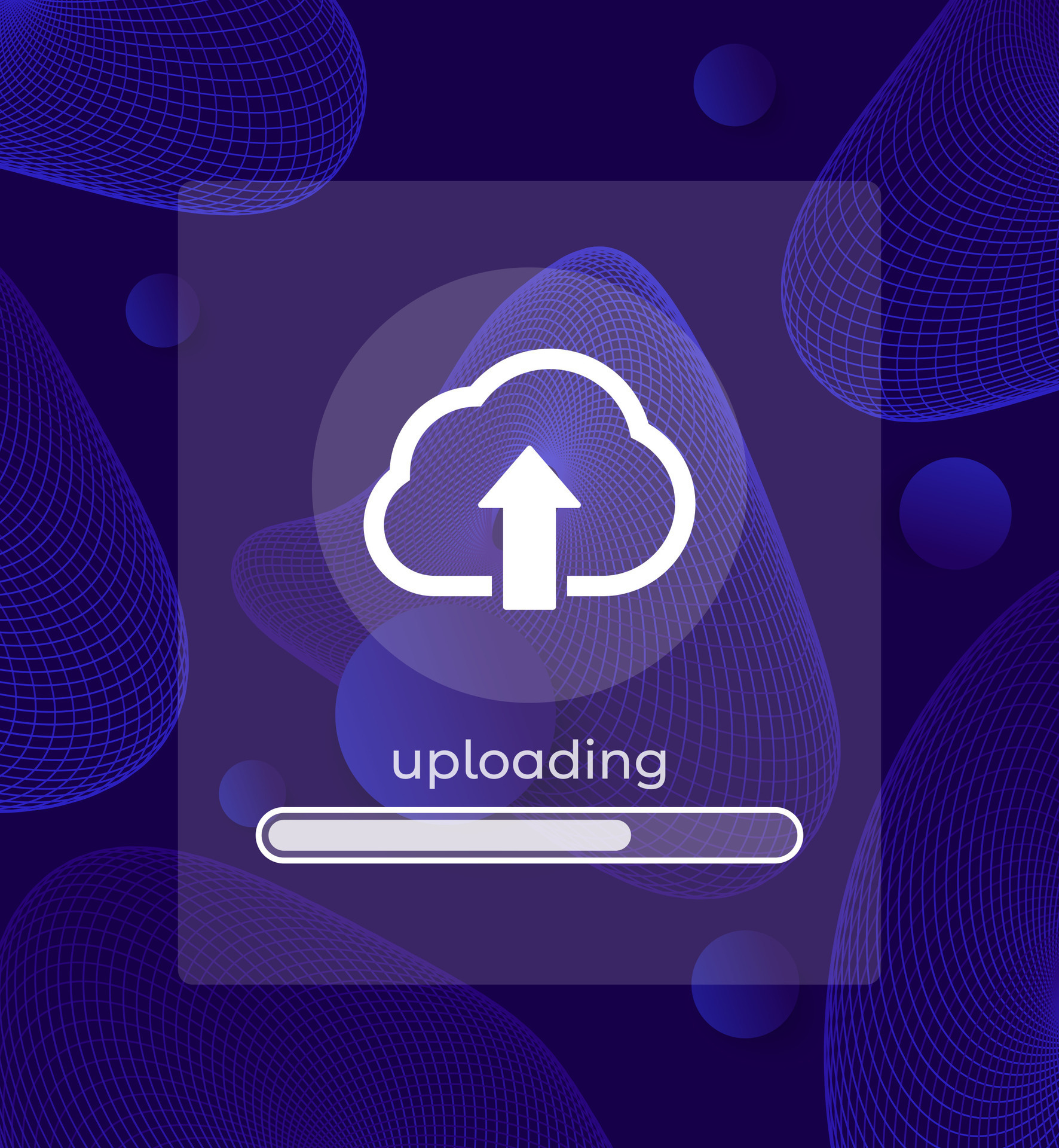 uploading form with progress bar for apps and web, design 46886782 ...