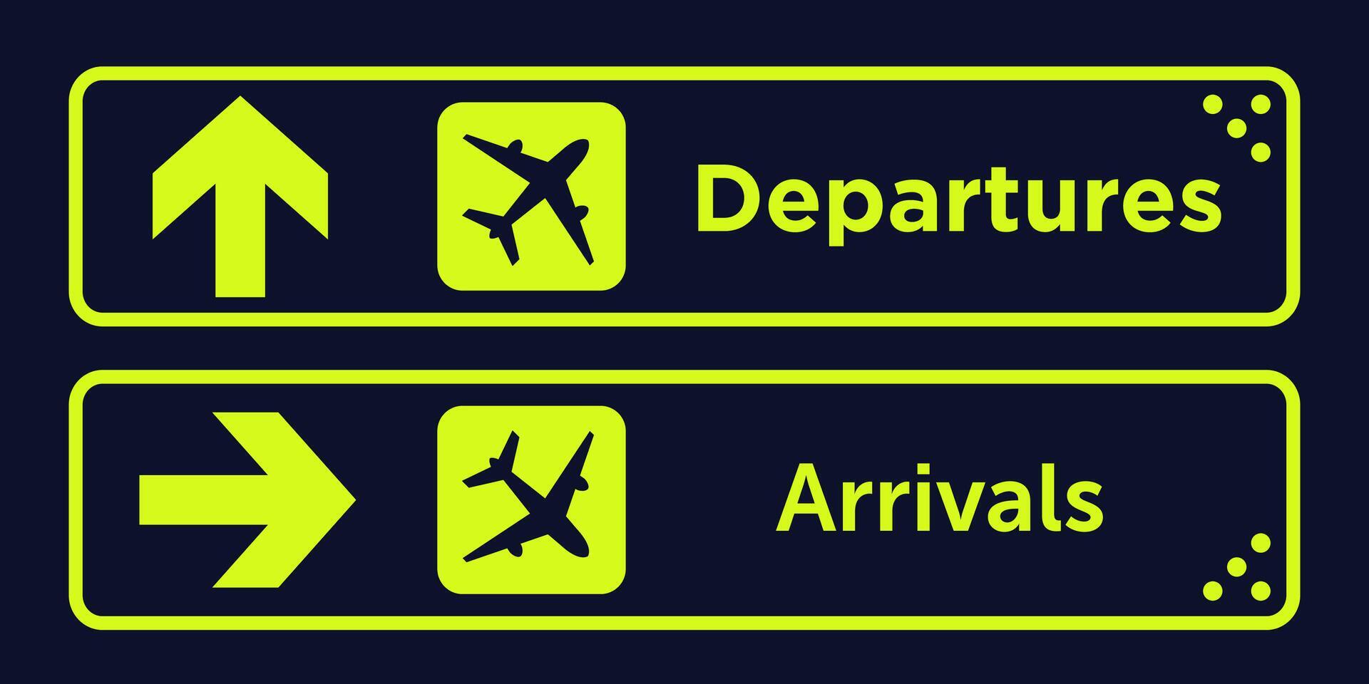 departure and arrivals sign board in airport isolated. Airport board airline sign. 46886867 ...