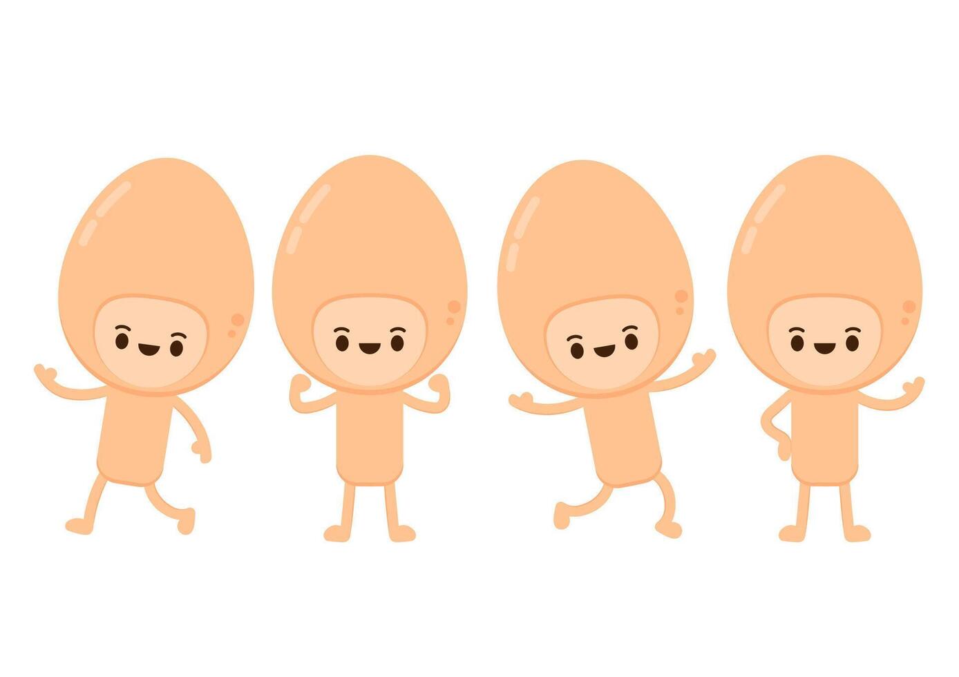 Egg character design. egg on white background. 46888701 Vector Art at ... Egg character design. egg on white background. 46888701 Vector Art at ...