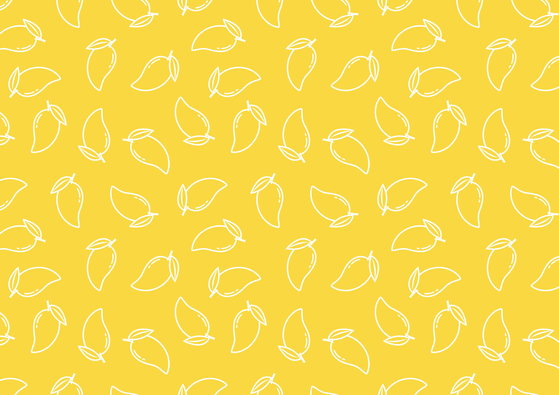 Mango Pattern Wallpaper Mango Symbol Thailand Dessert 46888743
