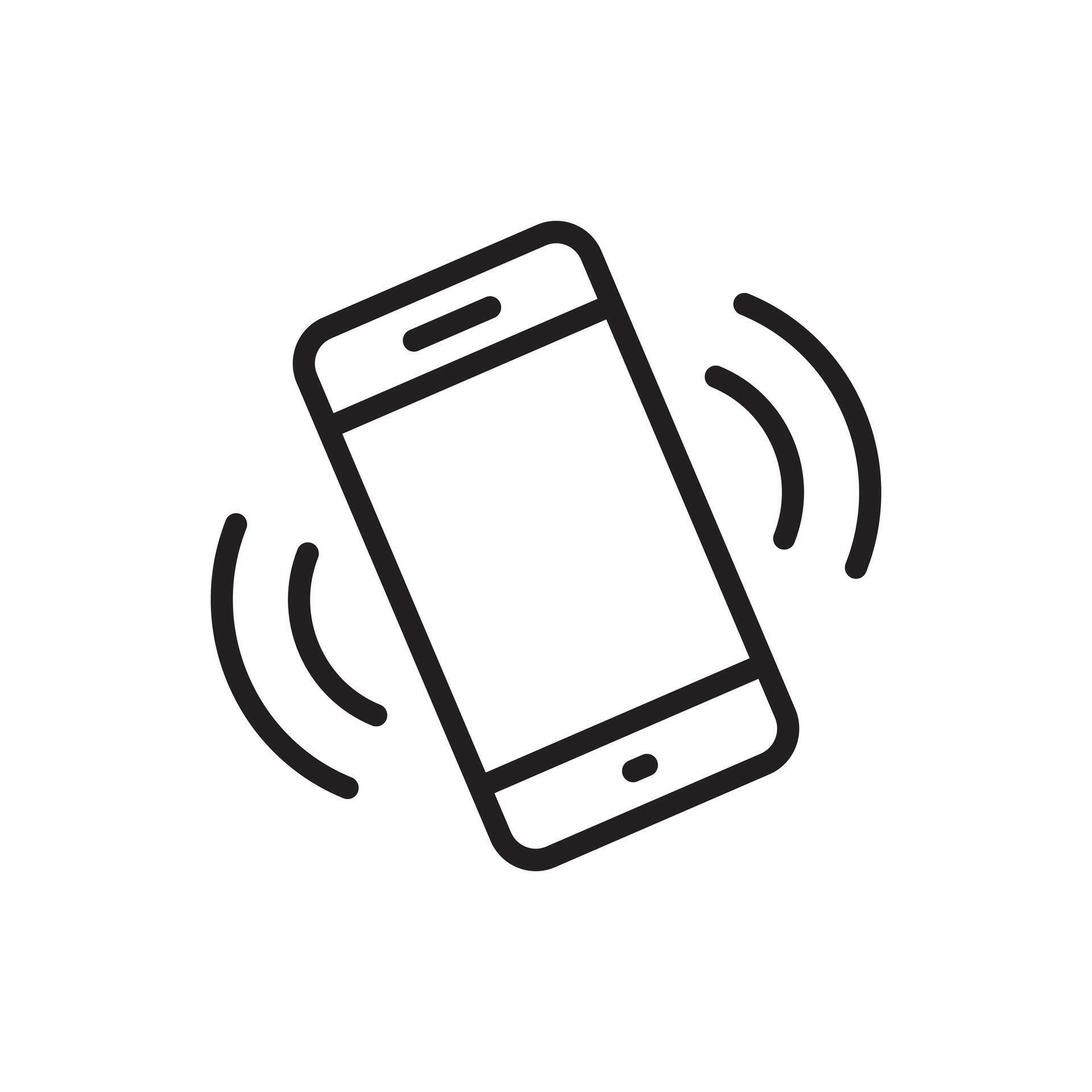 Vibration mode icon. Phone vibrating sign symbol 46906975 Vector Art at Vecteezy