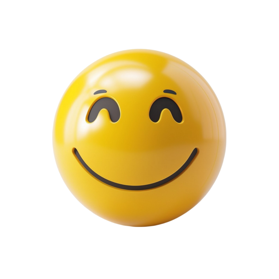 Cute Smile Emoji Icon Clipart Ai Generative 46908904 Png