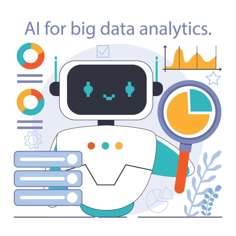 Ai Integration Artificial Intelligence And Human Synergy Neural Network 46909430 Vector Art At