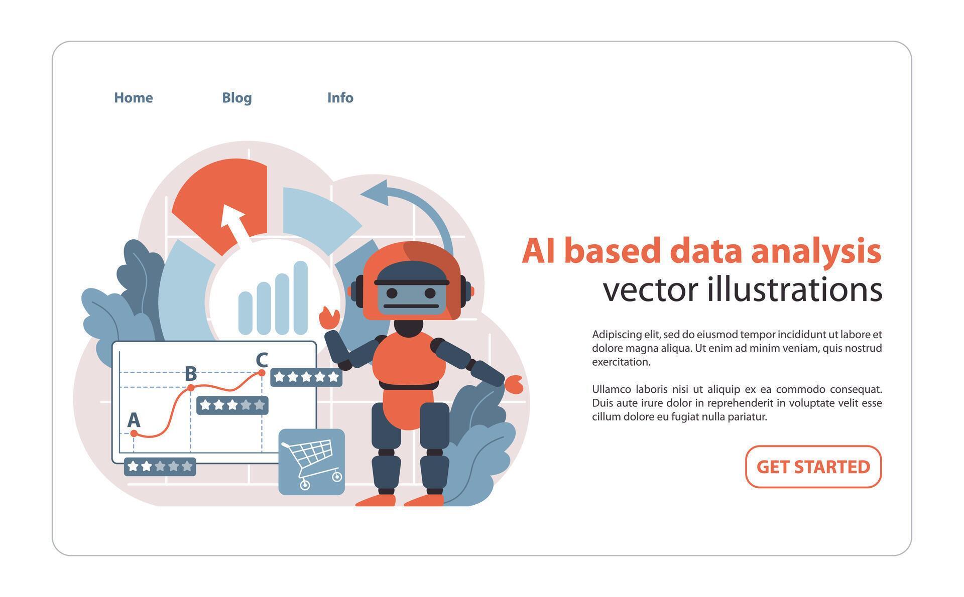 AI-Powered Data Analysis. Advanced robotics integrating with analytics ...