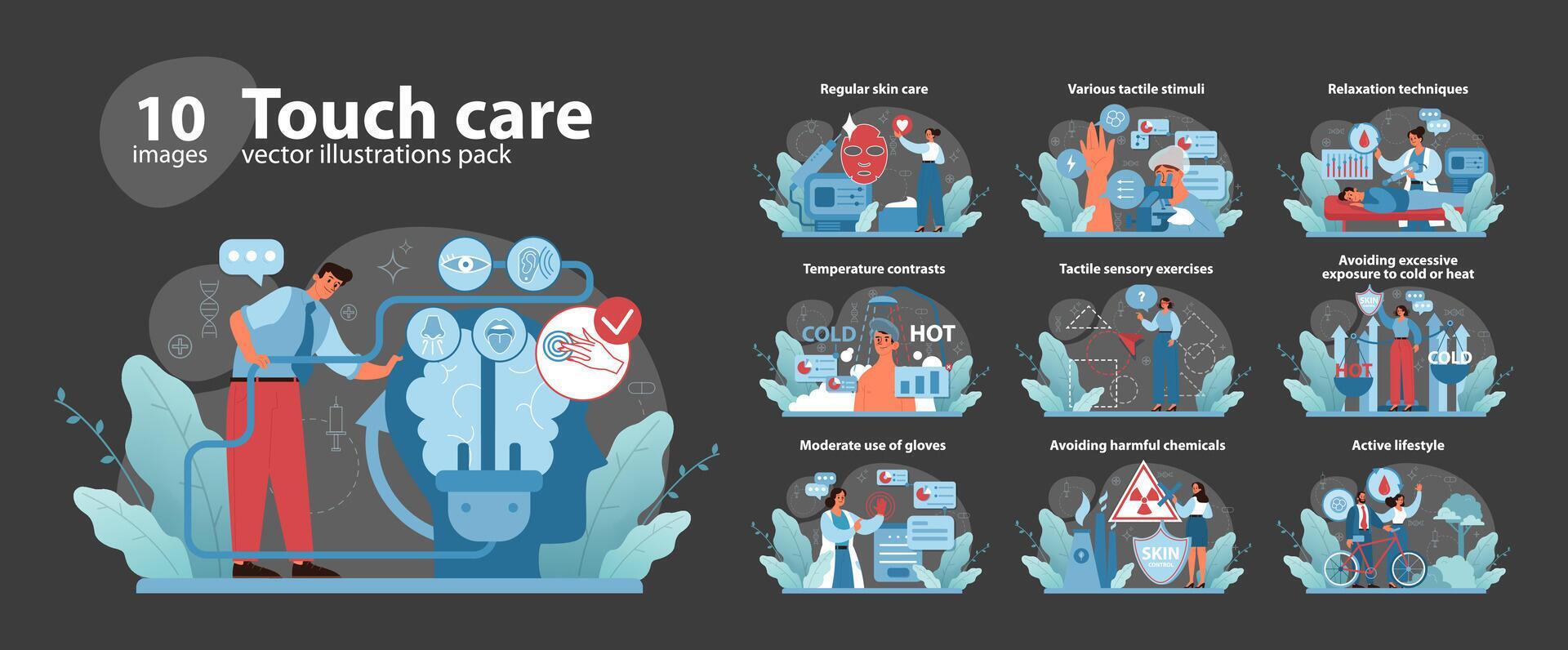 Touch care set. Comprehensive skin protection and sensory enhancement strategies. 46910029 ...