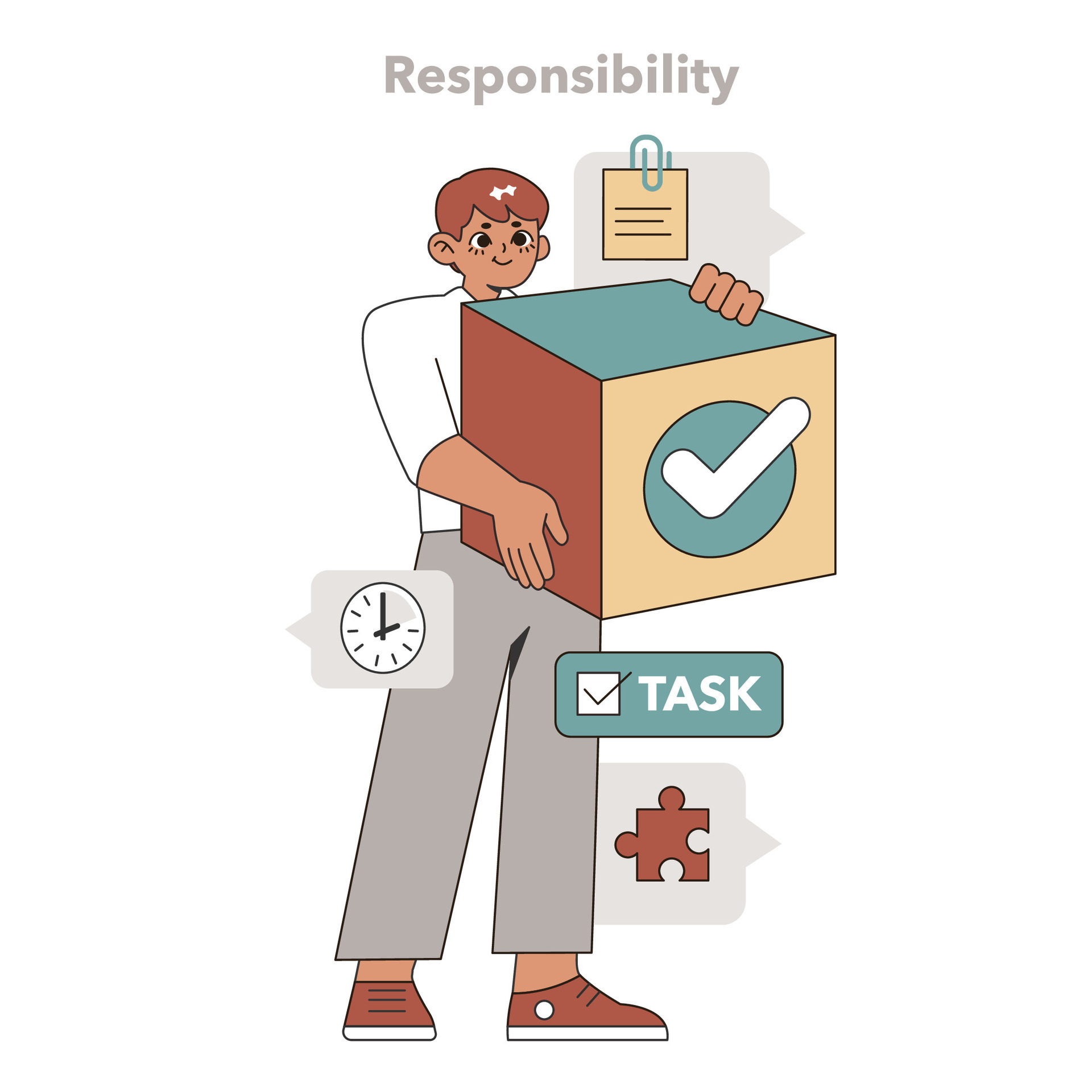 Responsibility in Task Delegation concept. illustration. 46910145 ... Responsibility in Task Delegation concept. illustration. 46910145 ...