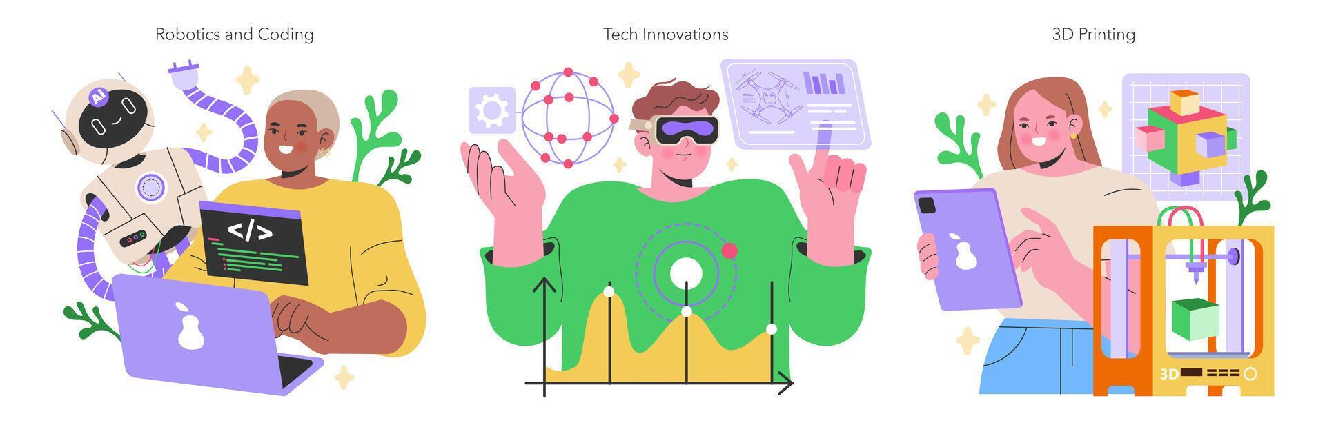 Maker Culture concept Enthusiasts delve into robotics, breakthrough ...