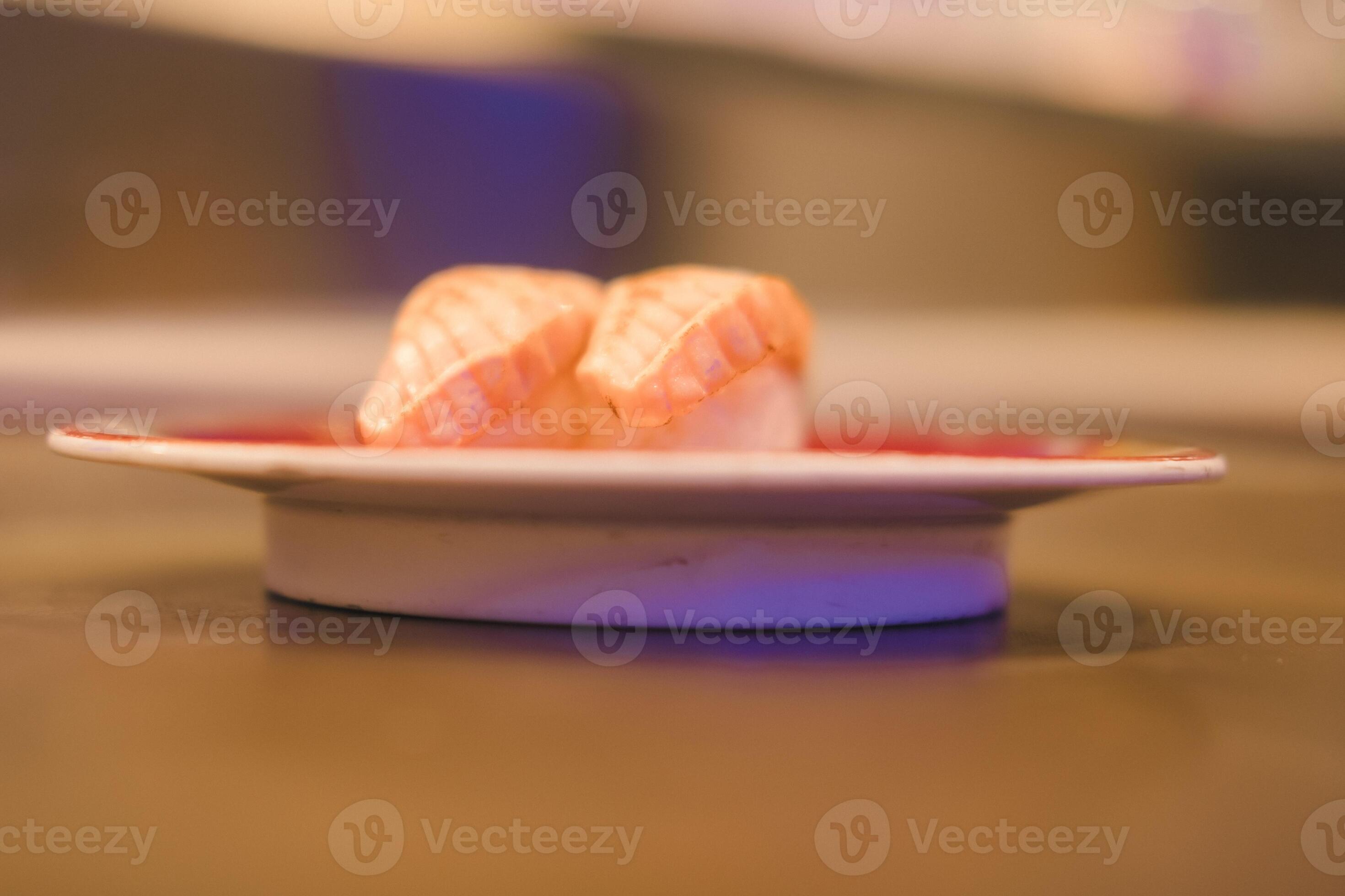 Grilled salmon sushi. 46927966 Stock Photo at Vecteezy
