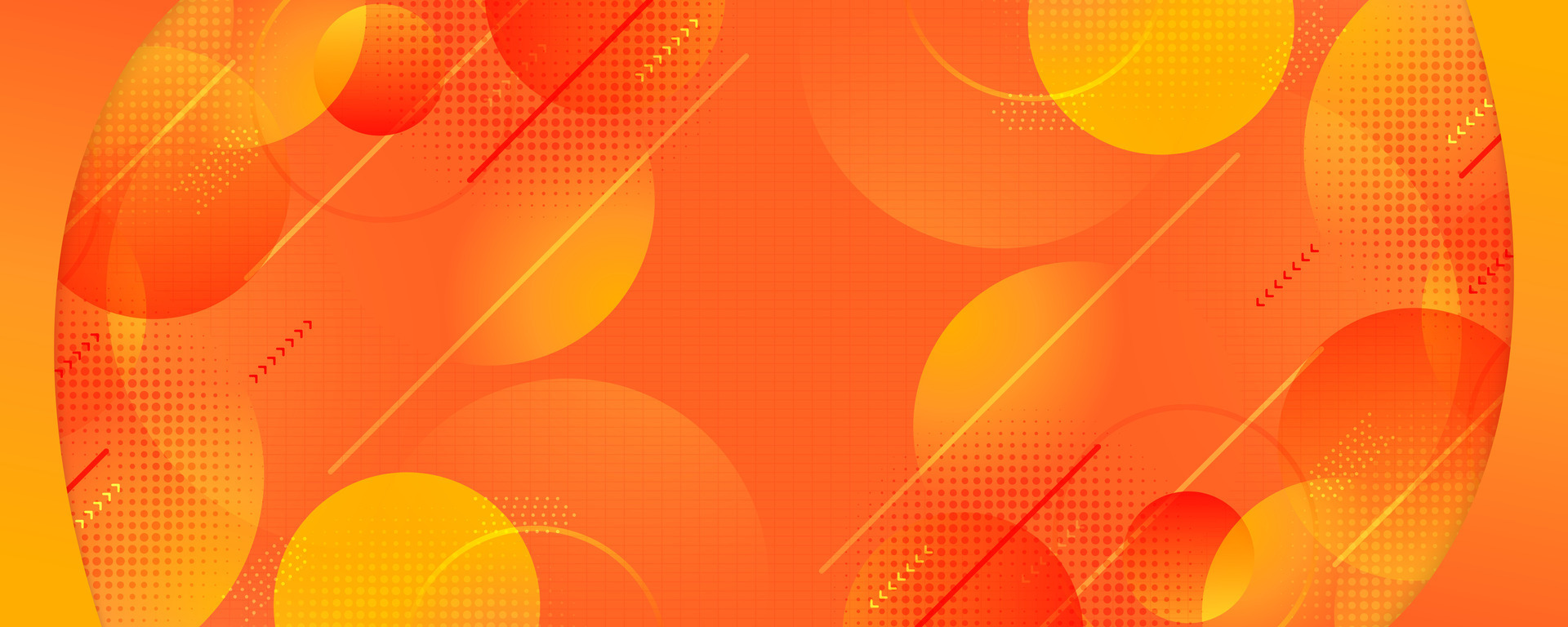 Abstract Orange Gradient Background With Geometric And Circular Elements Creative And Dynamic