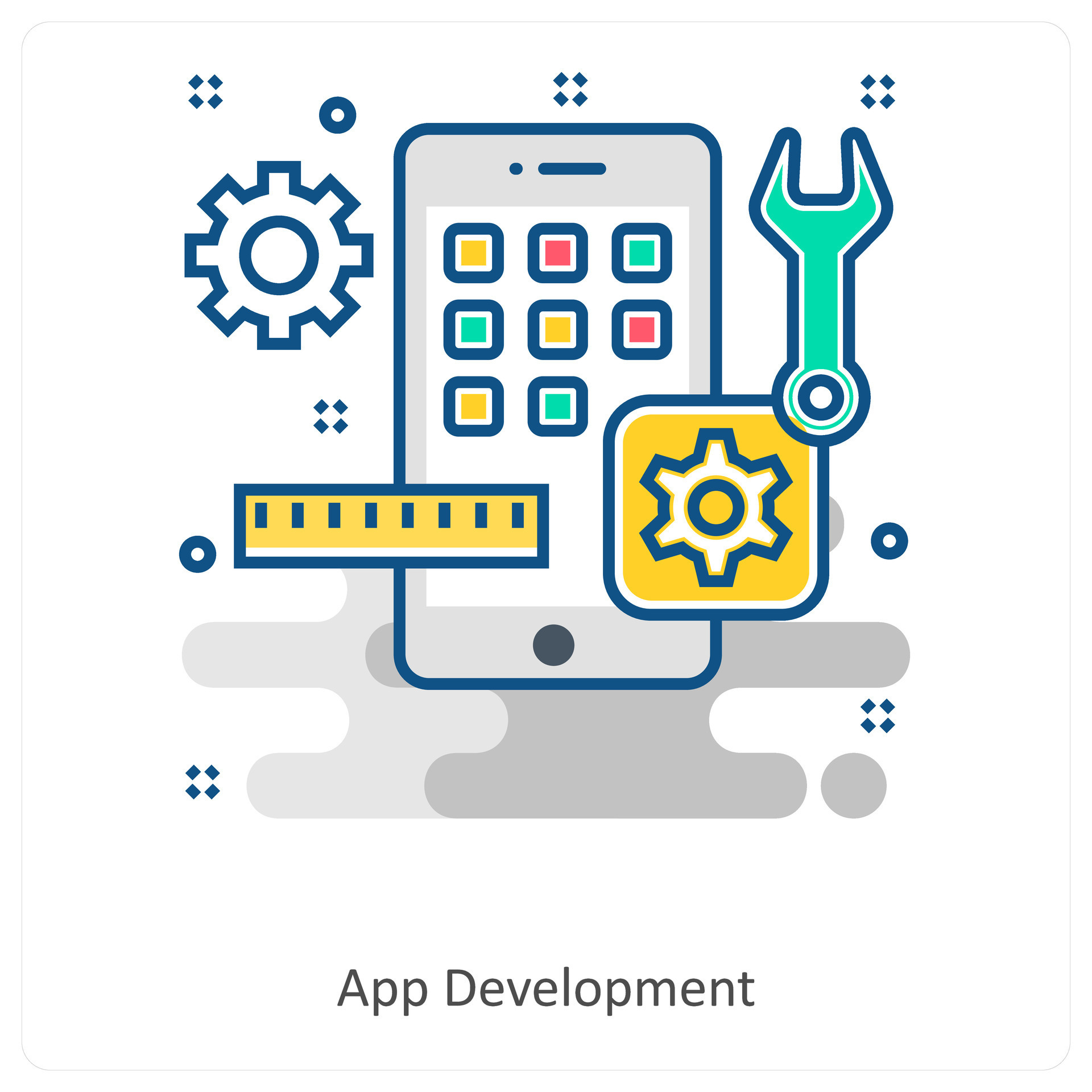 App Development and Mobile icon concept 46931966 Vector Art at Vecteezy