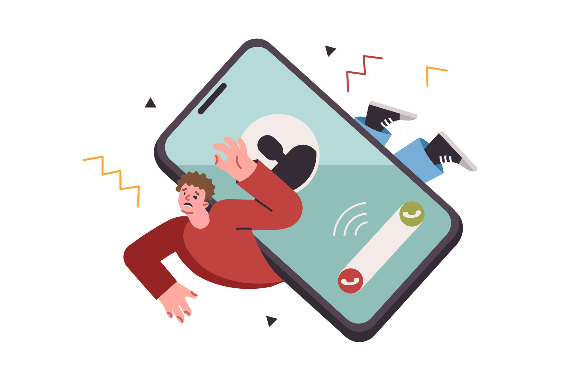 Tough telephone conversations put pressure on man, who has become ...