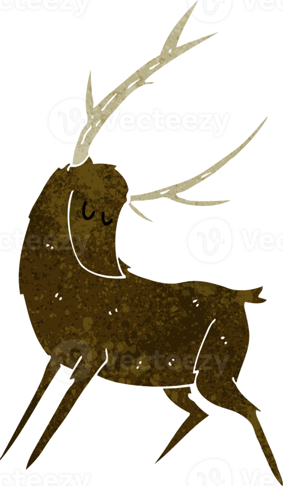 Cartoon Stag Drawing 46933430 Png