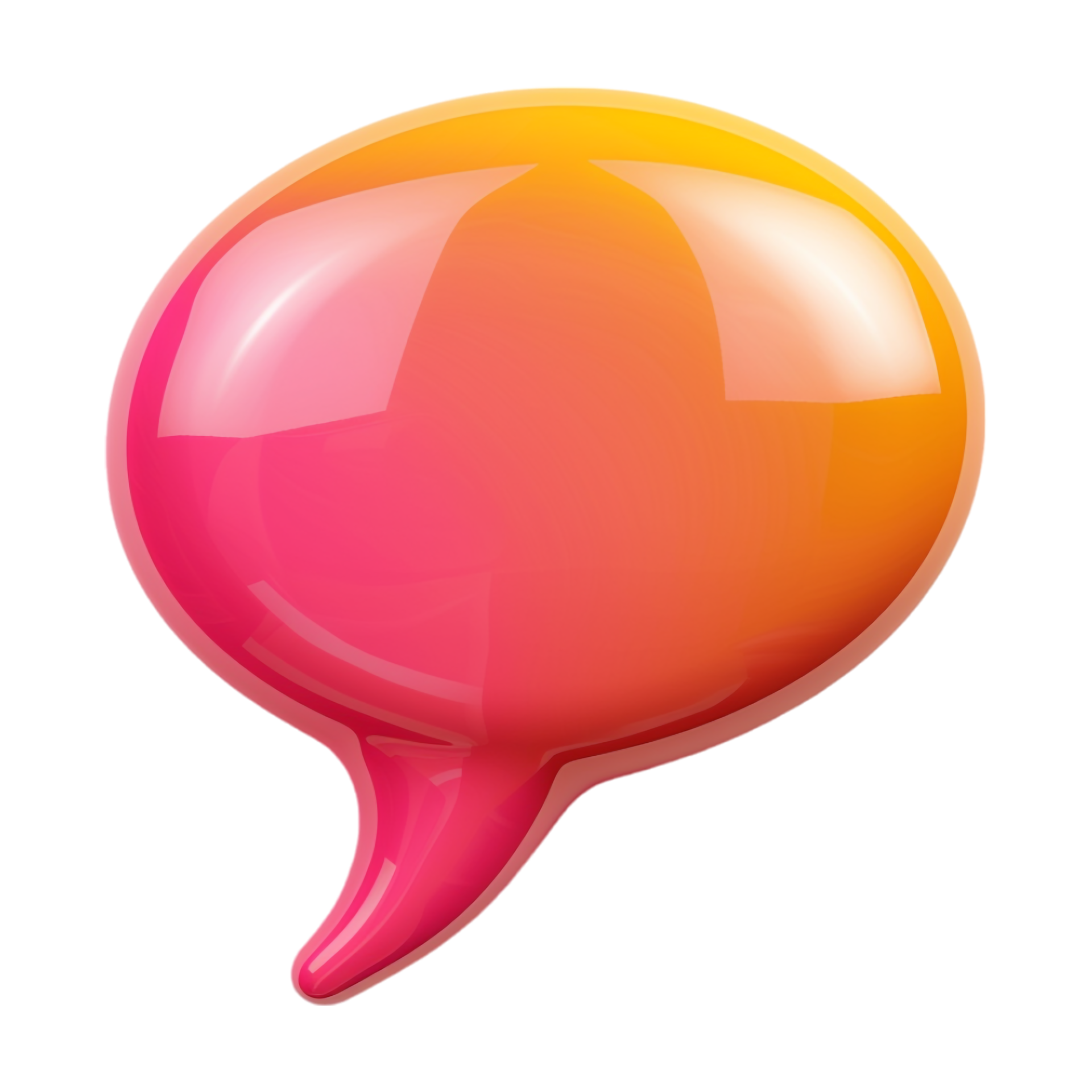 Message Bubble Popup on Transparent Background 46933743 PNG