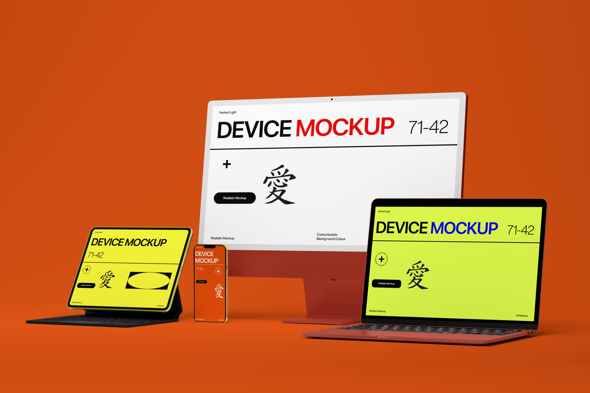 Versatile Device Mockup Template 46934949 Psd