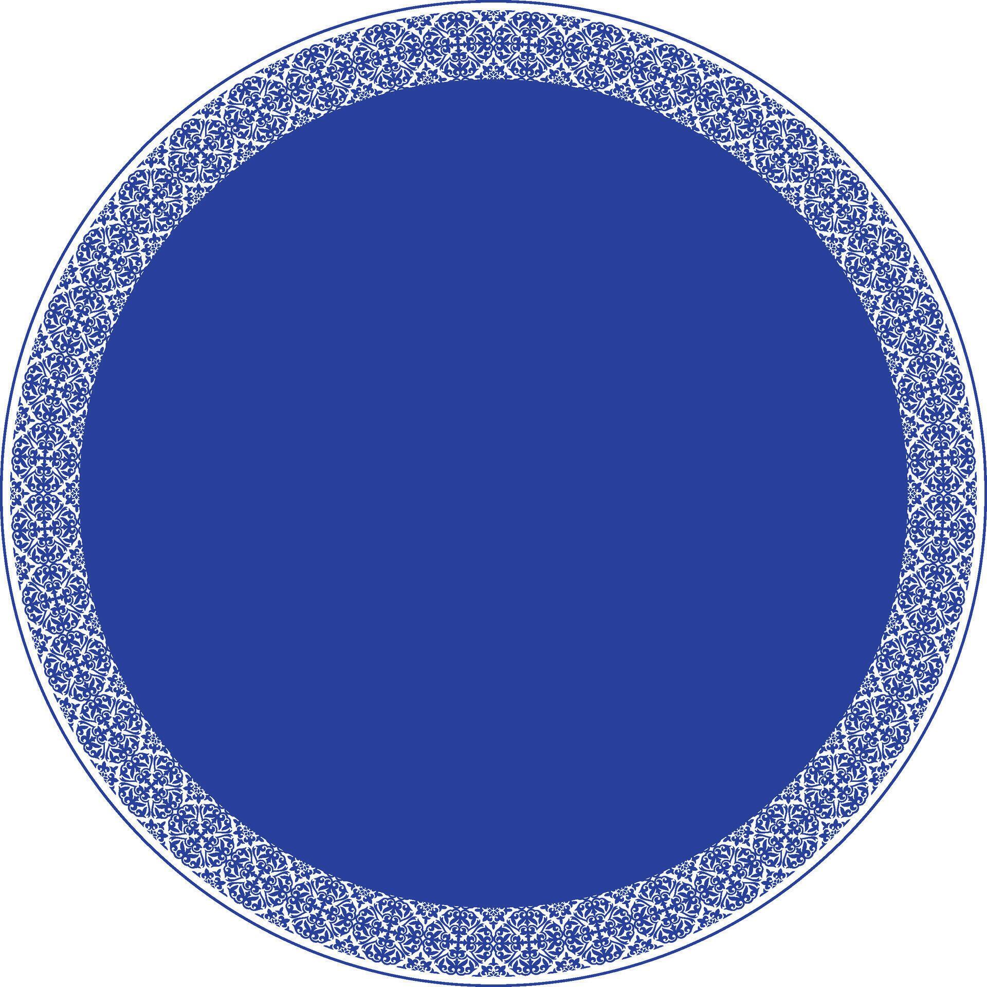 Circle Blue Frame, Workpiece For Your Design. 46938801 Vector Art at Vecteezy