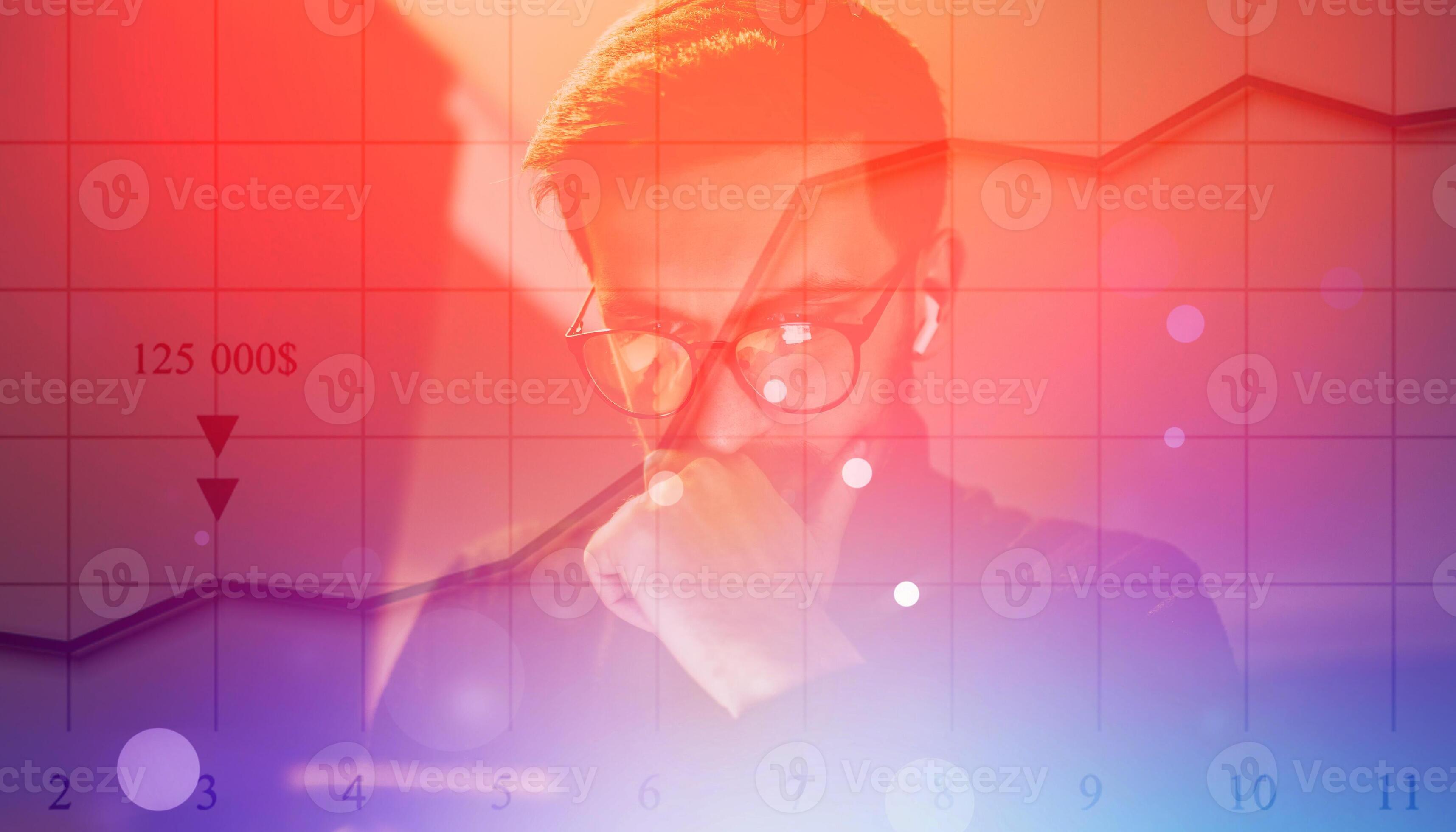 Big data management, digital technology, software development concept. Computer programmer ...