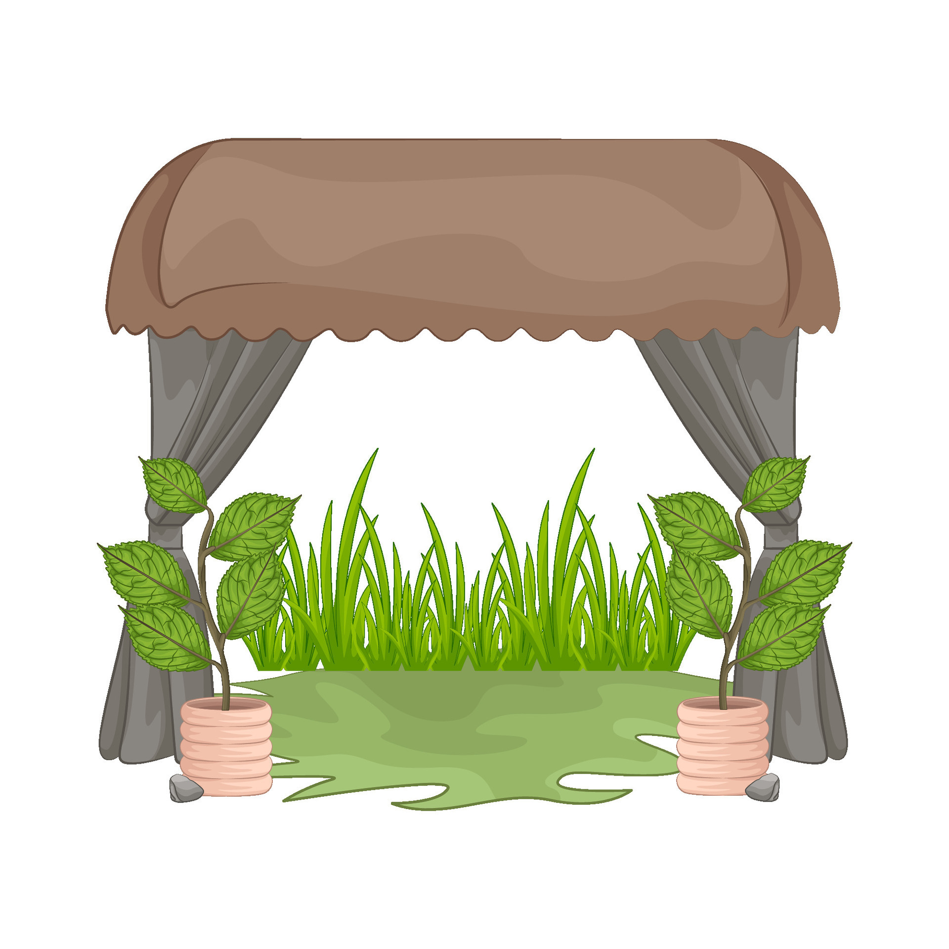 Illustration of canopy 46951495 Vector Art at Vecteezy