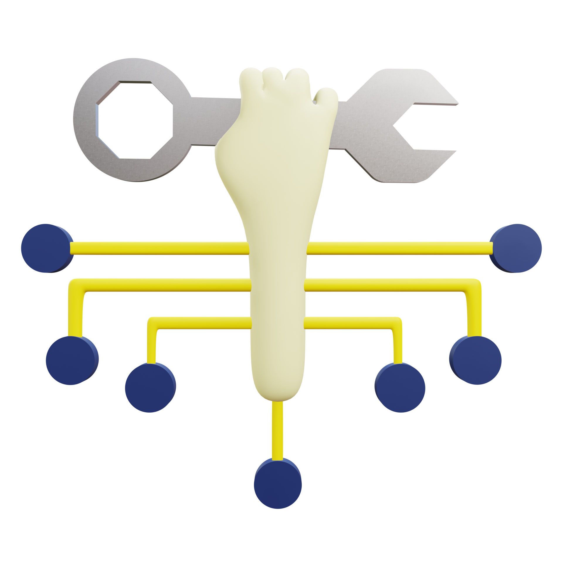 3 D Illustration Of Technology Icon 46952453 Png