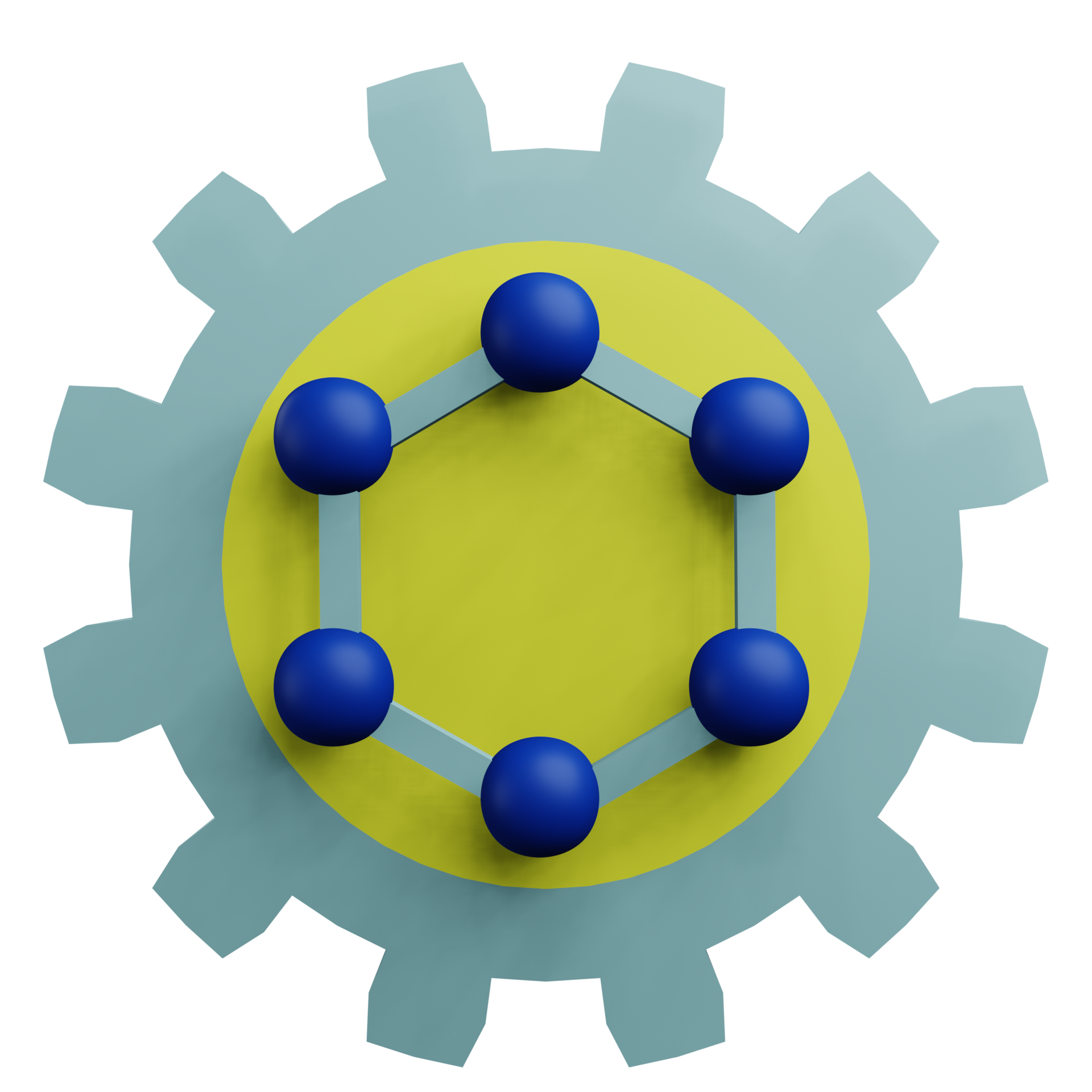 3 D Illustration Of Nano Technology Icon 46952462 Png