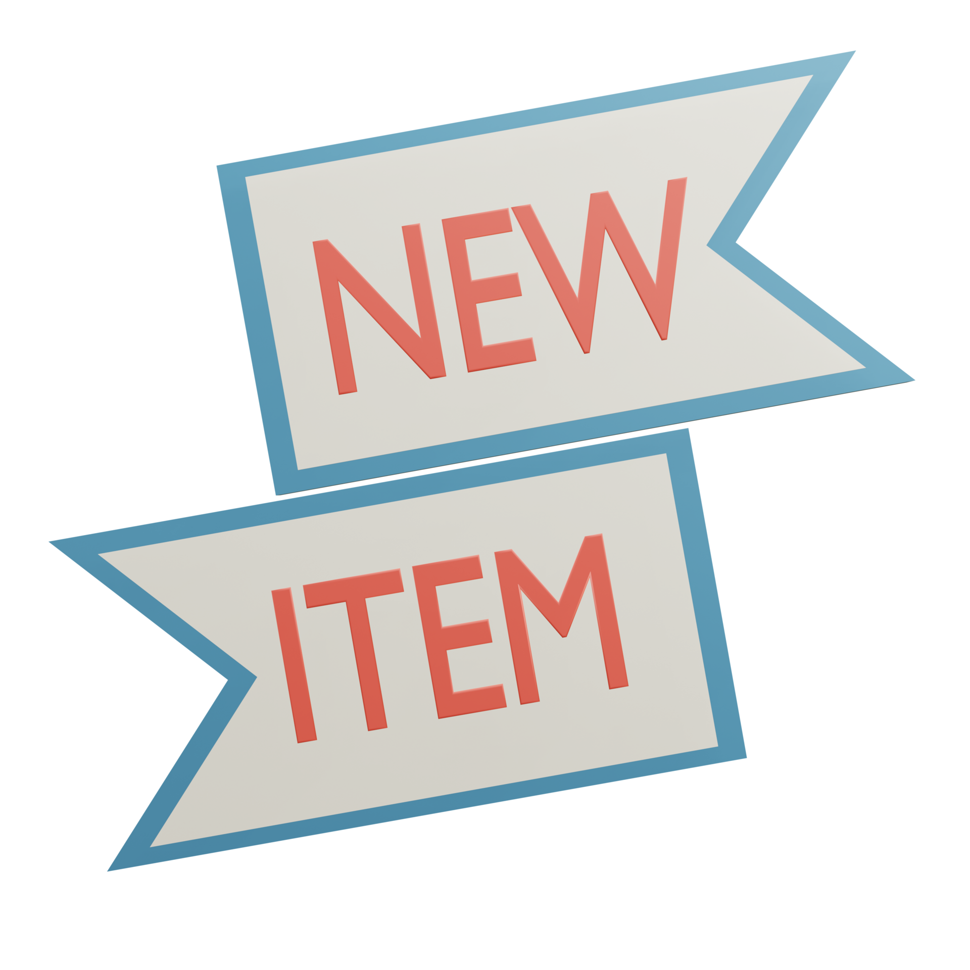 3 D illustration of new item icon 46952958 PNG