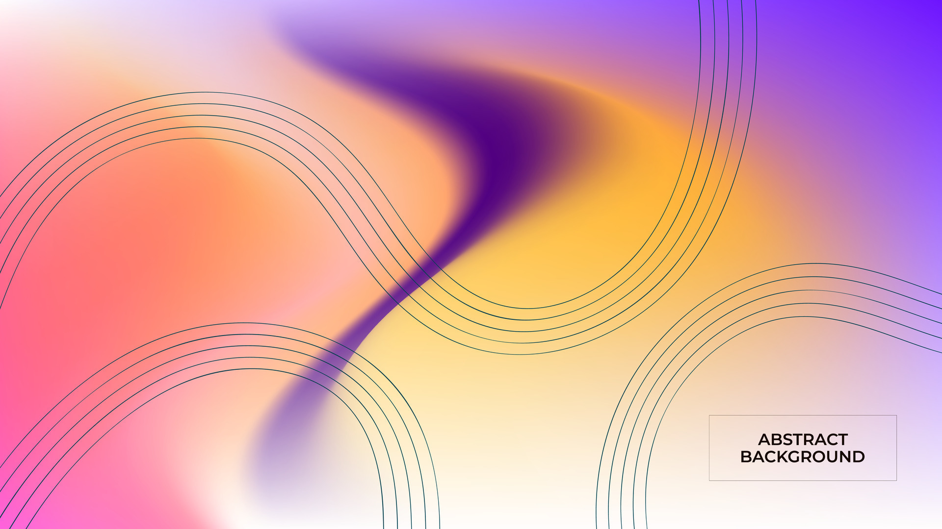 Abstract Background Elegant Gradient Mesh Smooth Liquid Colorful Design