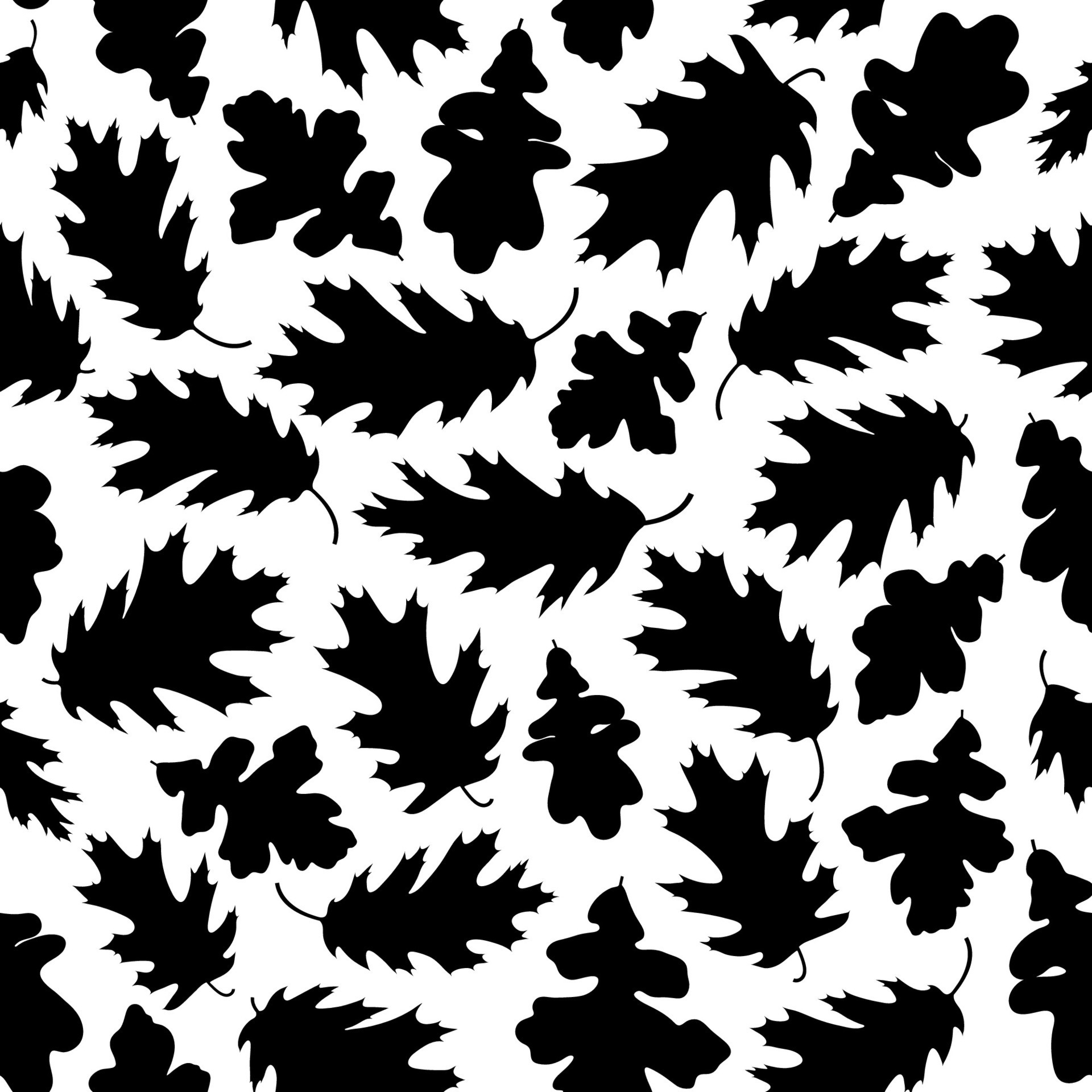 Falling Autumn Oak Leaves Seamless Pattern 46959502 Vector Art At Vecteezy