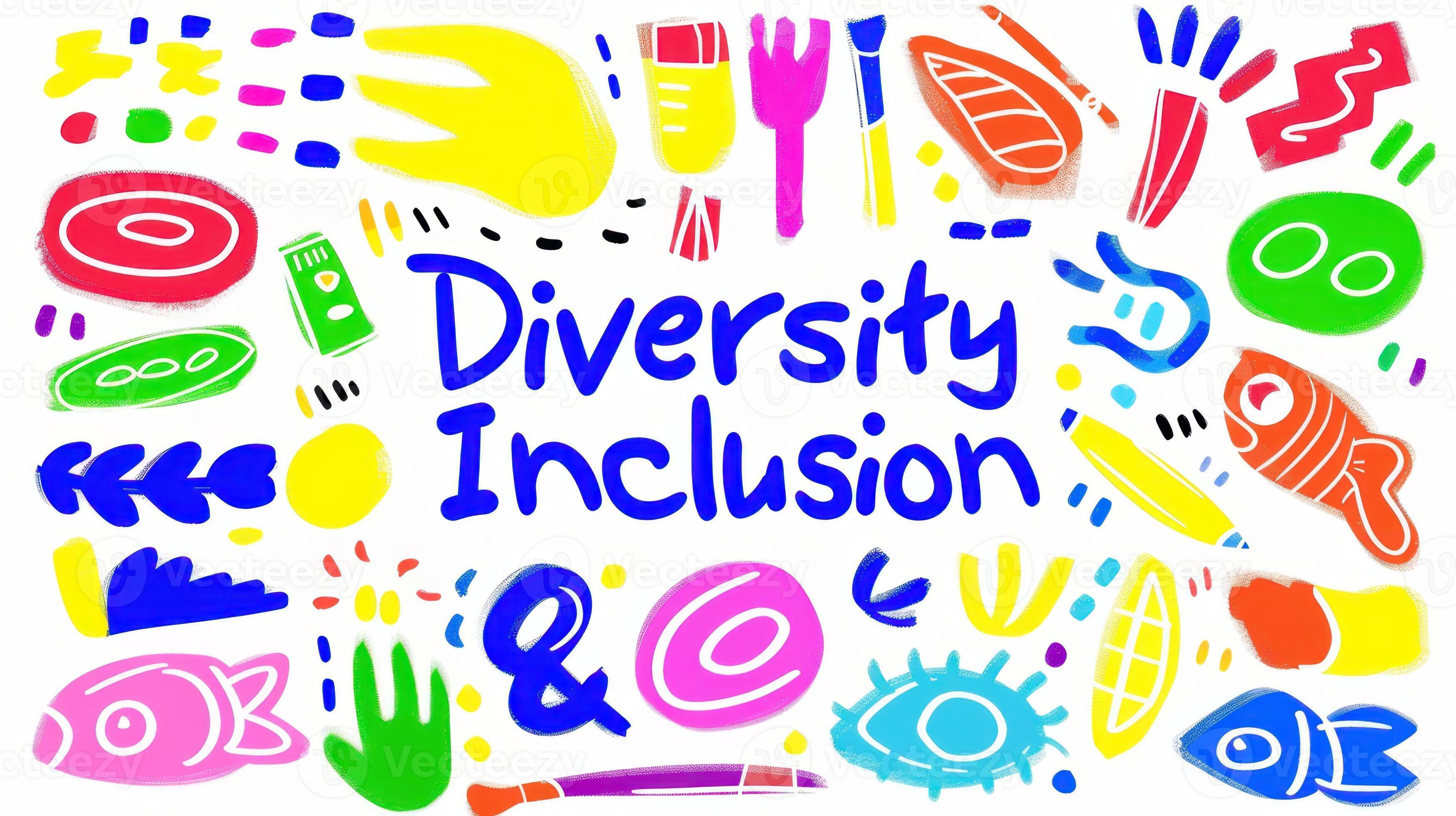 Diversity Equity And Inclusion Concept Deib Colorful Diversity And
