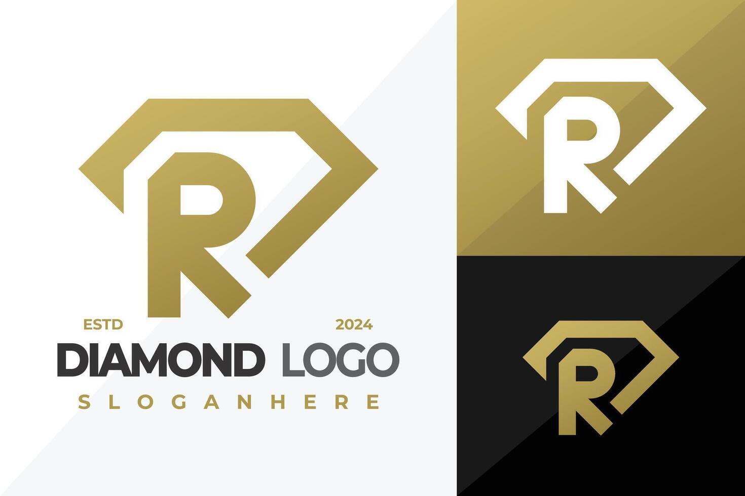 Letter R Diamond Jewelry logo design symbol icon illustration 46964467 ... Letter R Diamond Jewelry logo design symbol icon illustration 46964467 ...