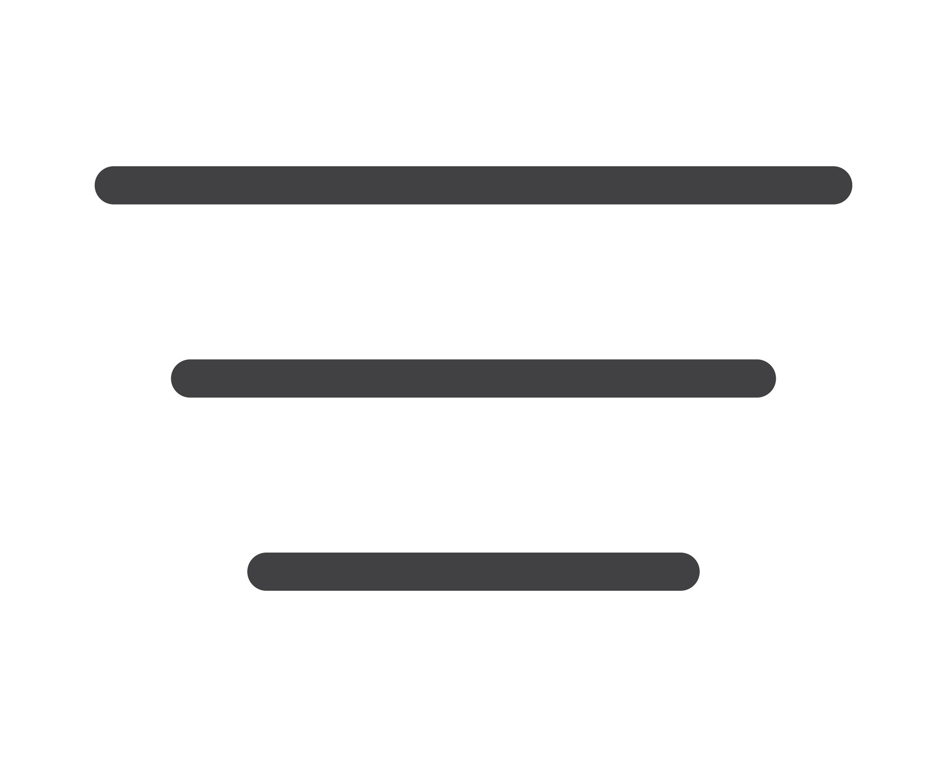 Hamburger menu icon, buttons for website, UI navigation, mobile app ...