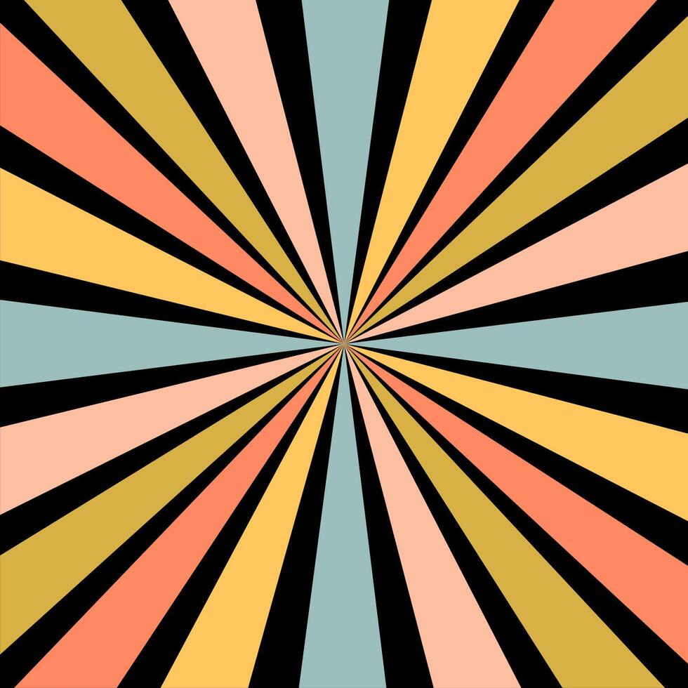Abstract background 70s retro perspective lines background. Vintage ...