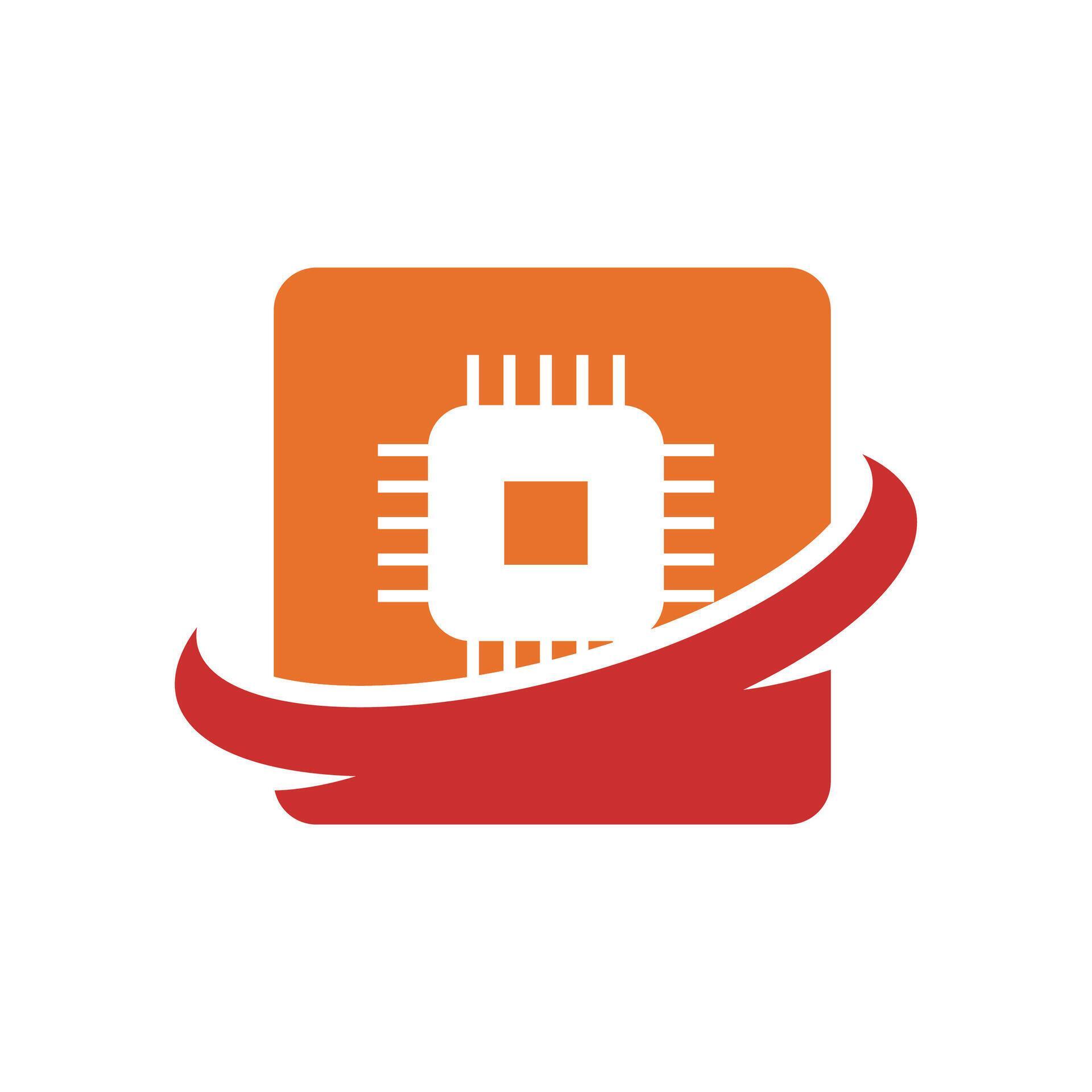 Processor logo icon. Processor circuit 46976375 Vector Art at Vecteezy