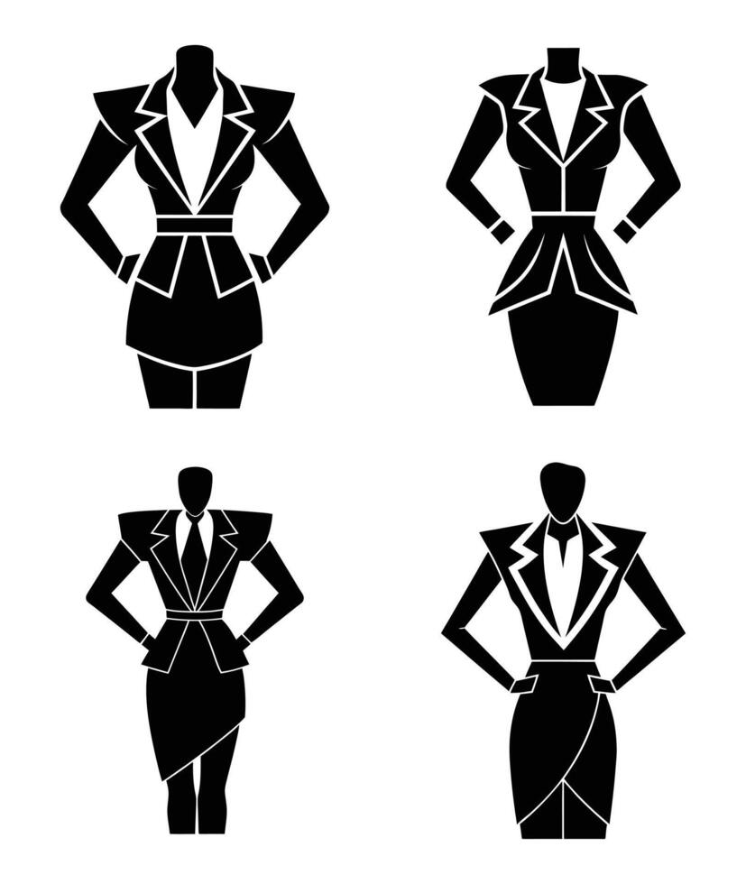 Iconic 1980s Power Suit Silhouettes Iconic 1980s Power Suit Silhouettes ...