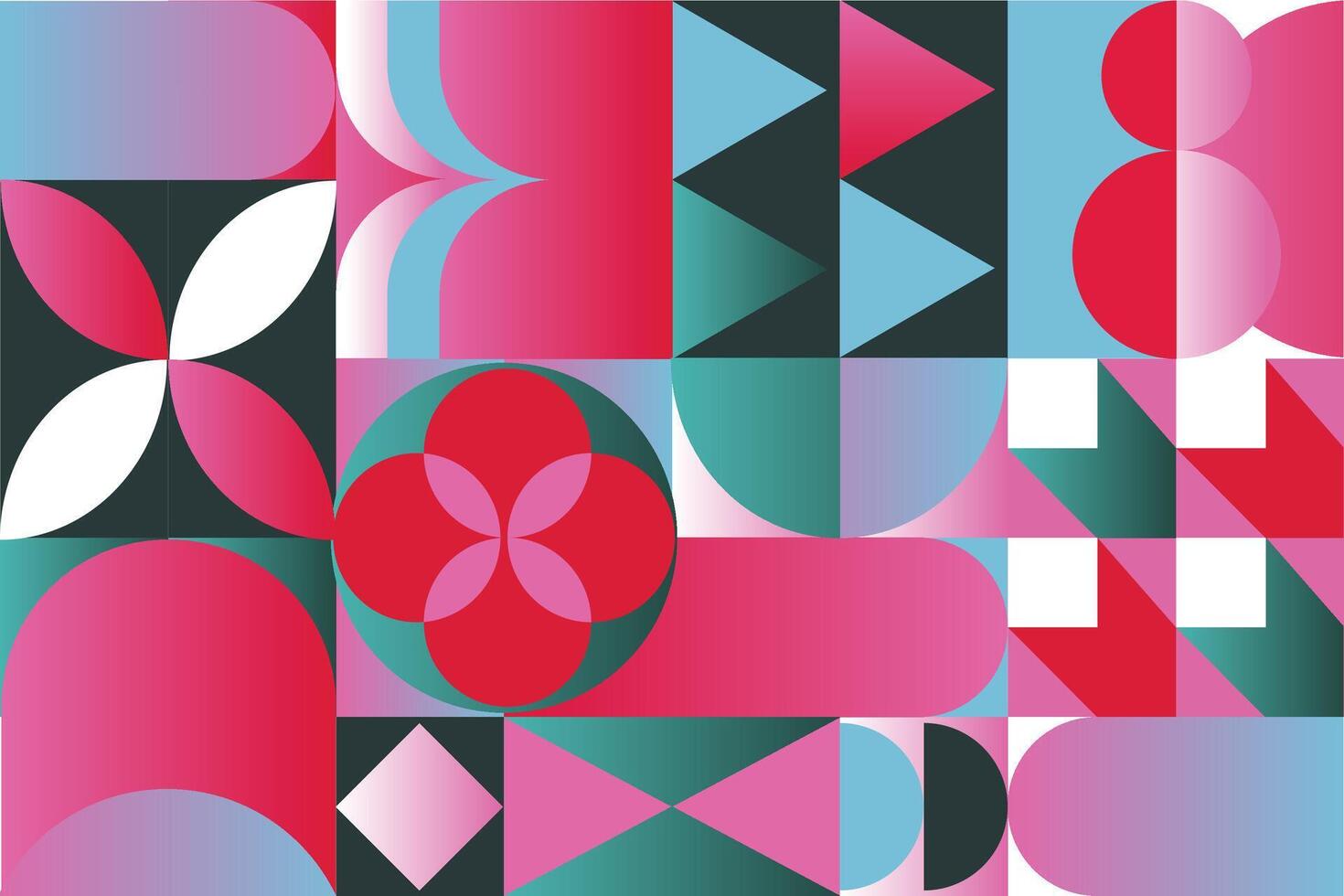 Abstract Geometric Gradient Pattern Design Background Wallpaper Design With Gradient Color