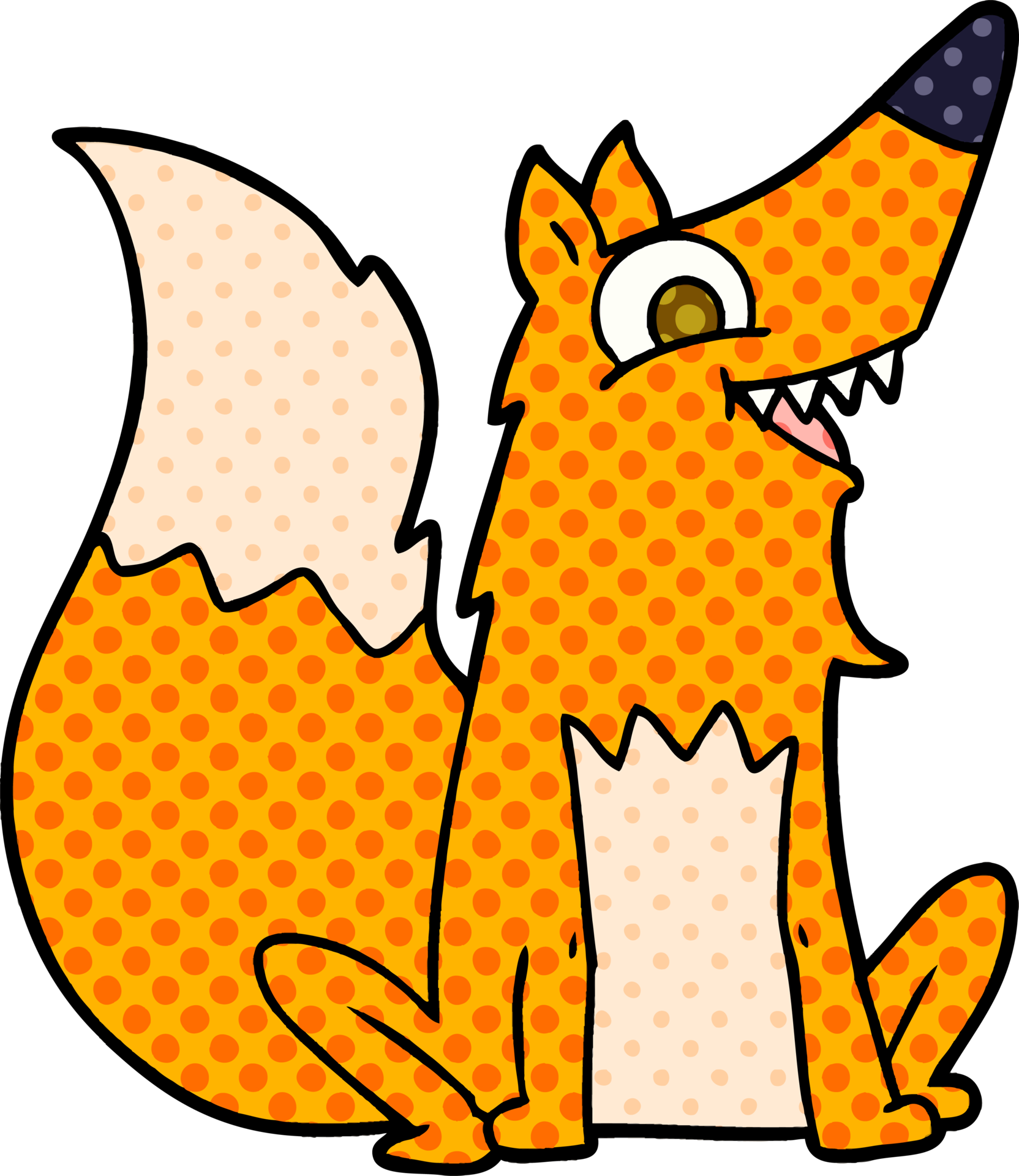 Karikatur Glücklich Fuchs Zeichnung 46994688 Png