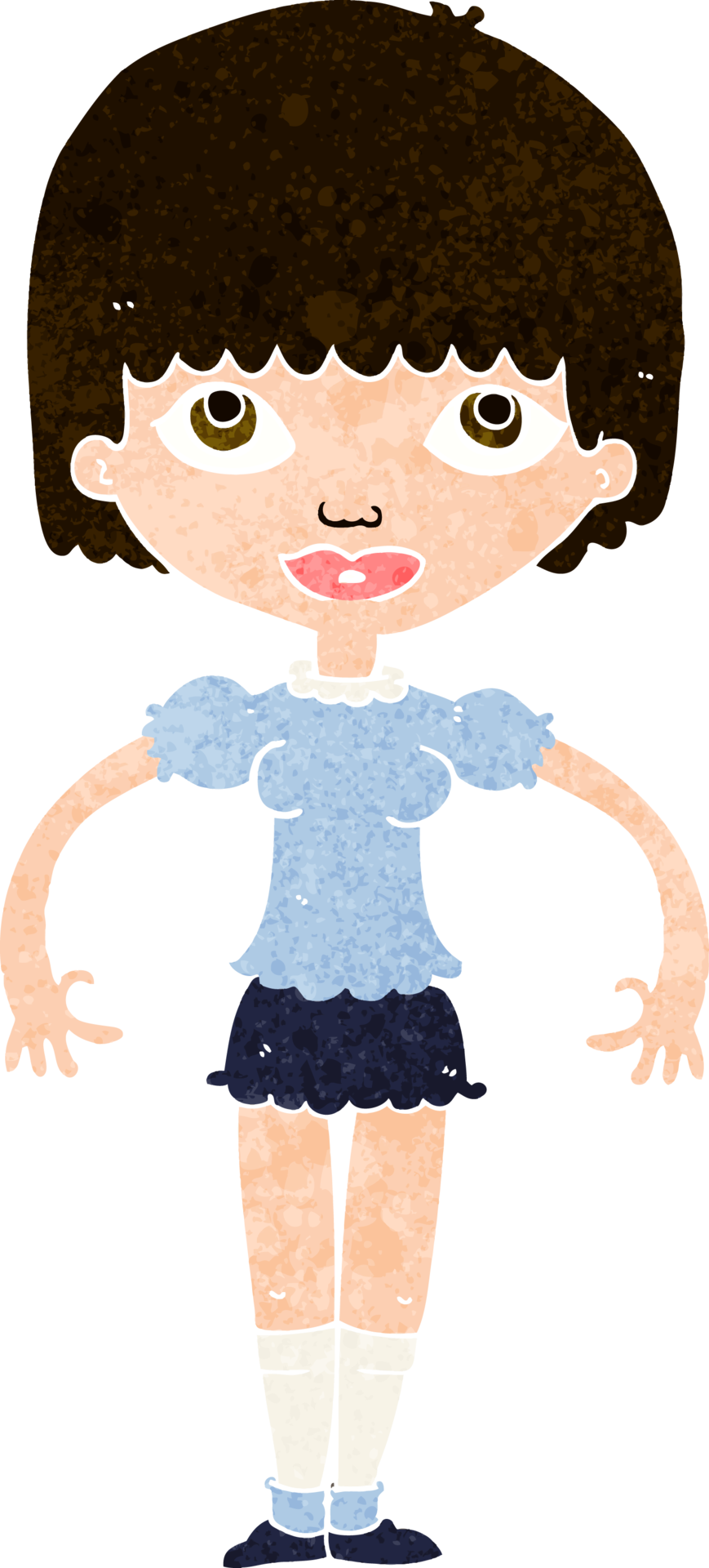 Cartoon Girl Drawing 46997829 Png