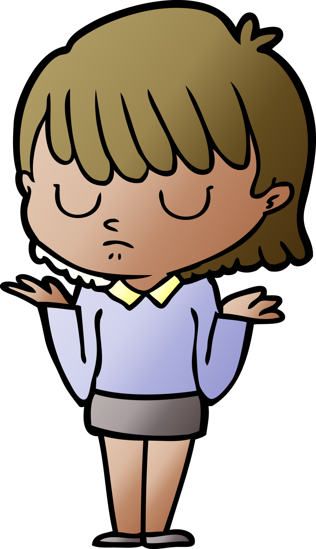 cartoon woman drawing 46999118 PNG