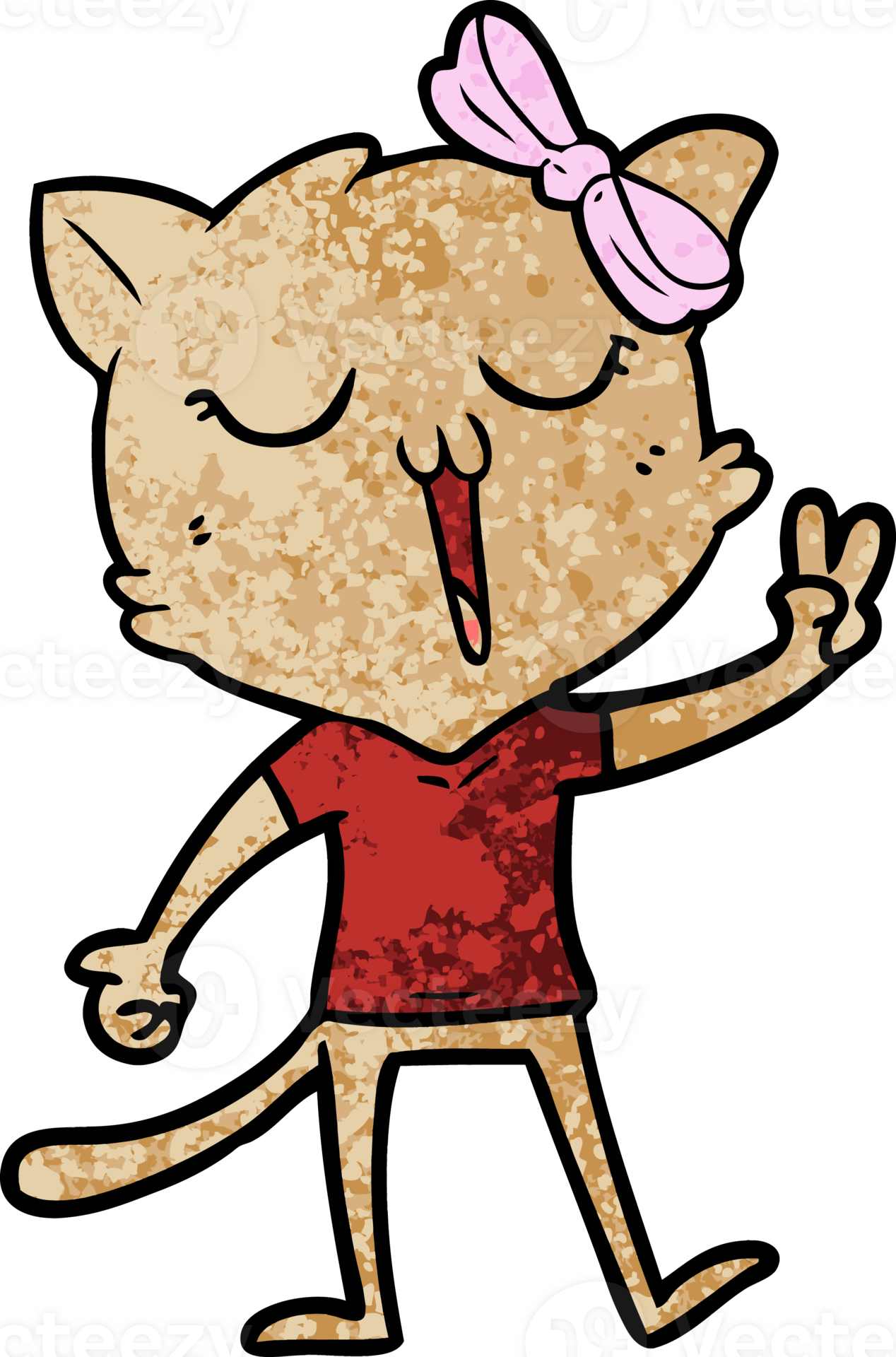 Cartoon Cat Drawing 46999158 Png