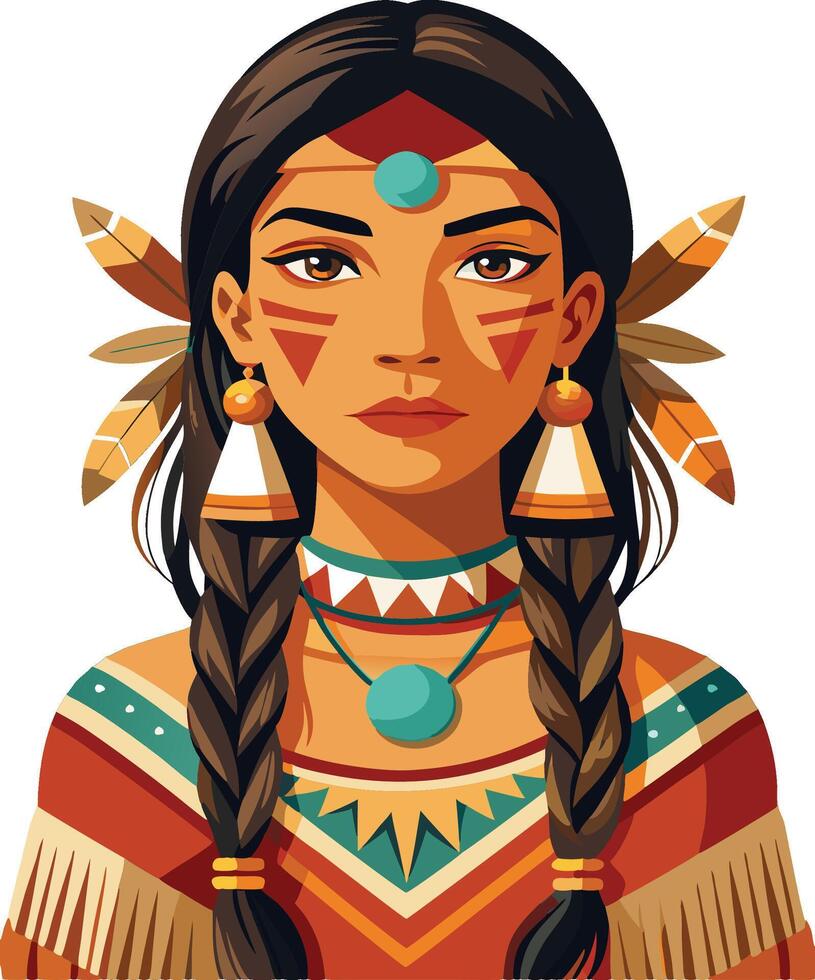 Native American Women Paintings