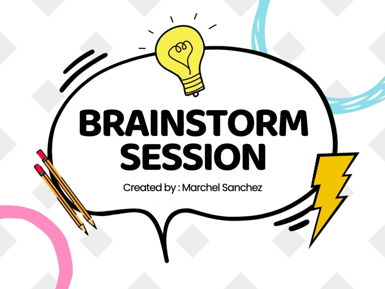 Brainstorm Session Doodle Presentation 47019085 Template