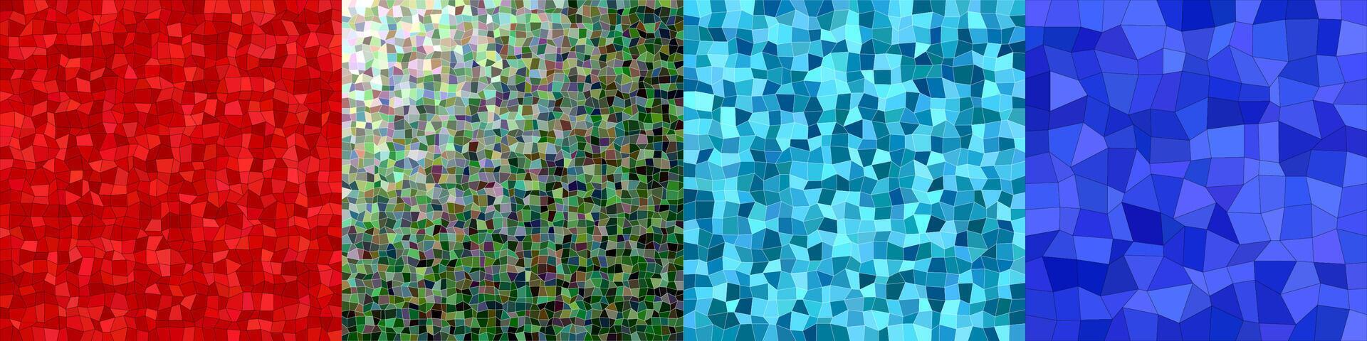 Abstract rectangle polygon pattern background set 47020412 Vector Art at Vecteezy