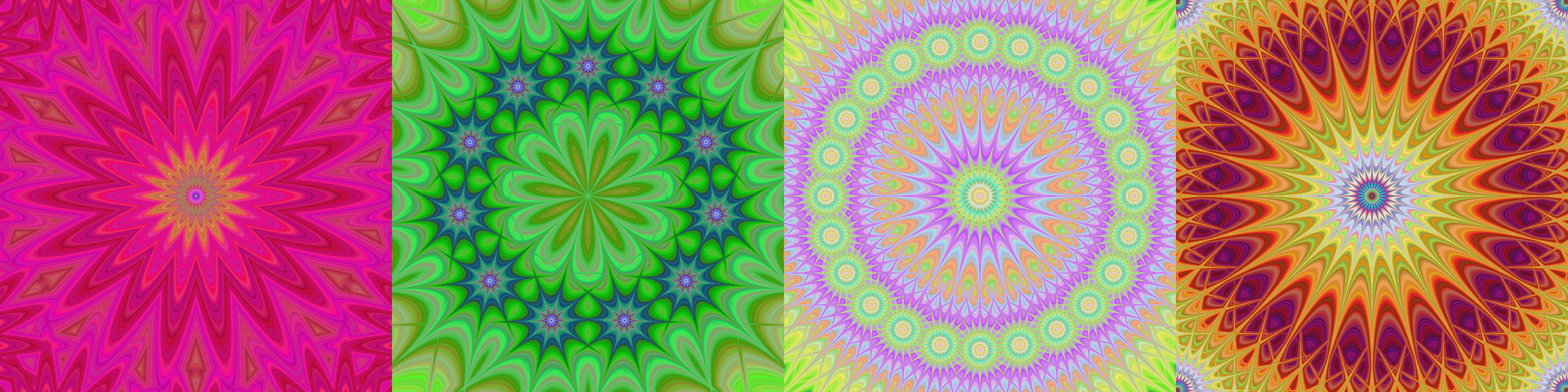 Circular digital art pattern background set 47020594 Vector Art at Vecteezy