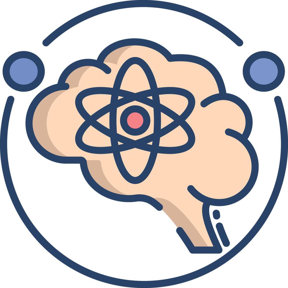 neurophysics linear color illustration 47026519 Vector Art at Vecteezy