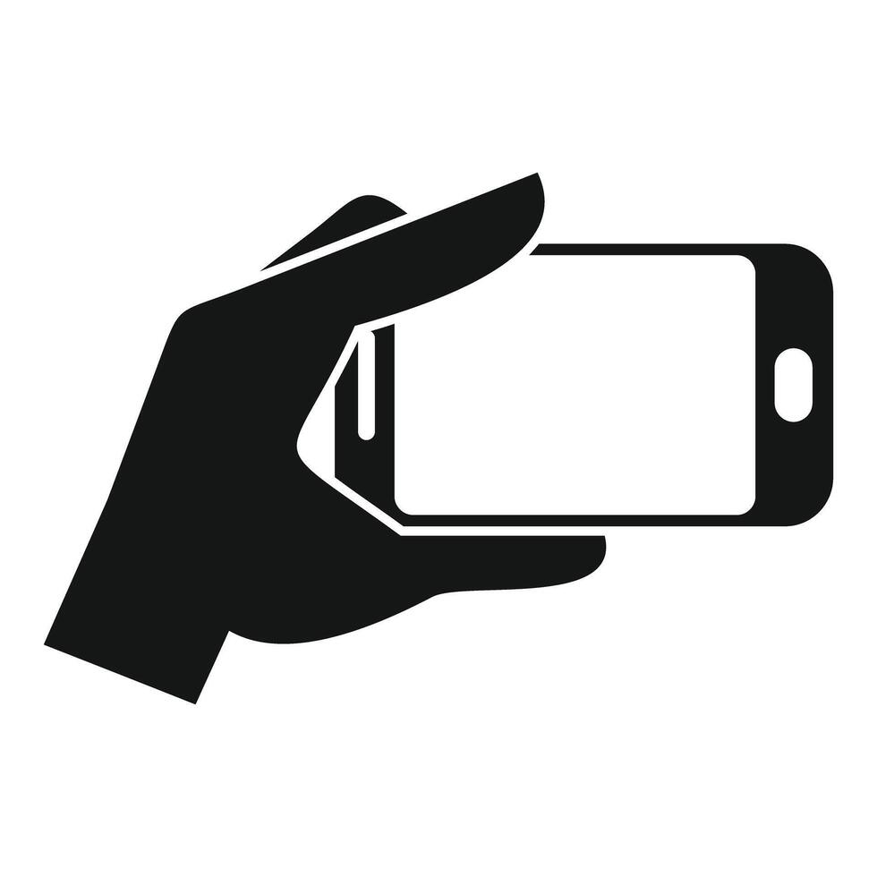 Hand Holding Mobile Phone Icon 47040303 Vector Art At Vecteezy
