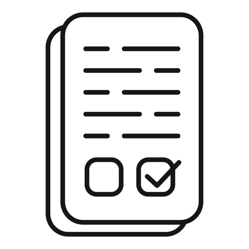 Document with check mark icon showing approved application form ...