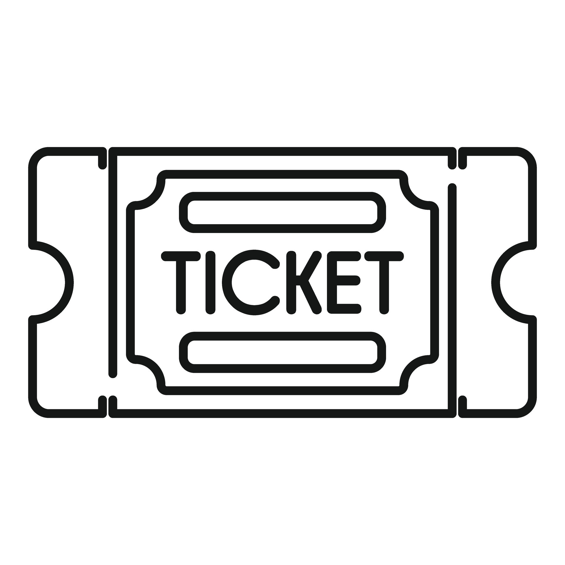 Ticket Admit One Showing Entry Pass Icon 47045028 Vector Art At Vecteezy
