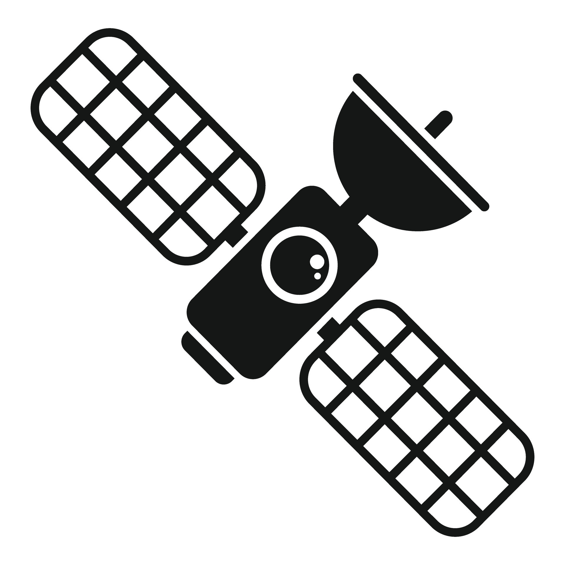 Space Satellite Transmitting Signals From Orbit 47045397 Vector Art At
